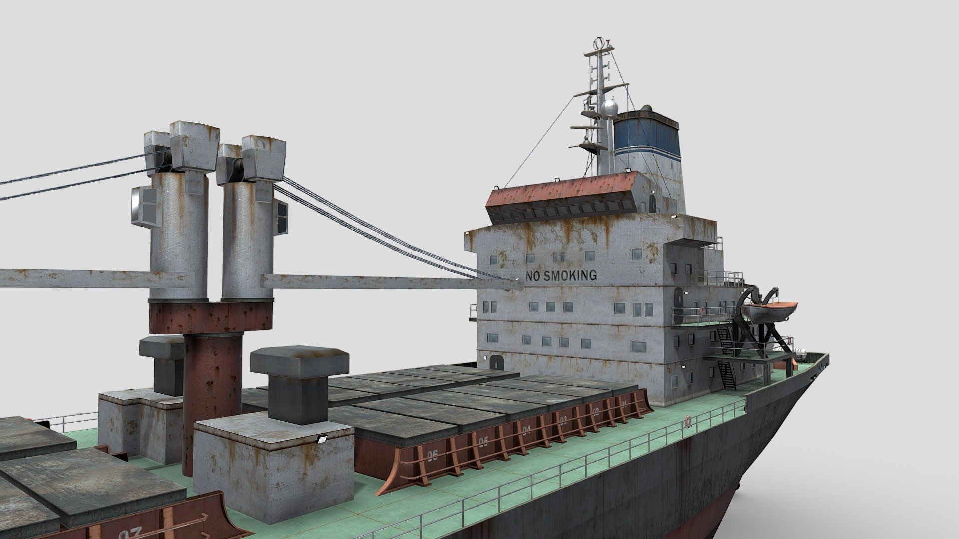 Octopus Cargo Ship - Download Free 3D model by KurumA (@rubenn ...