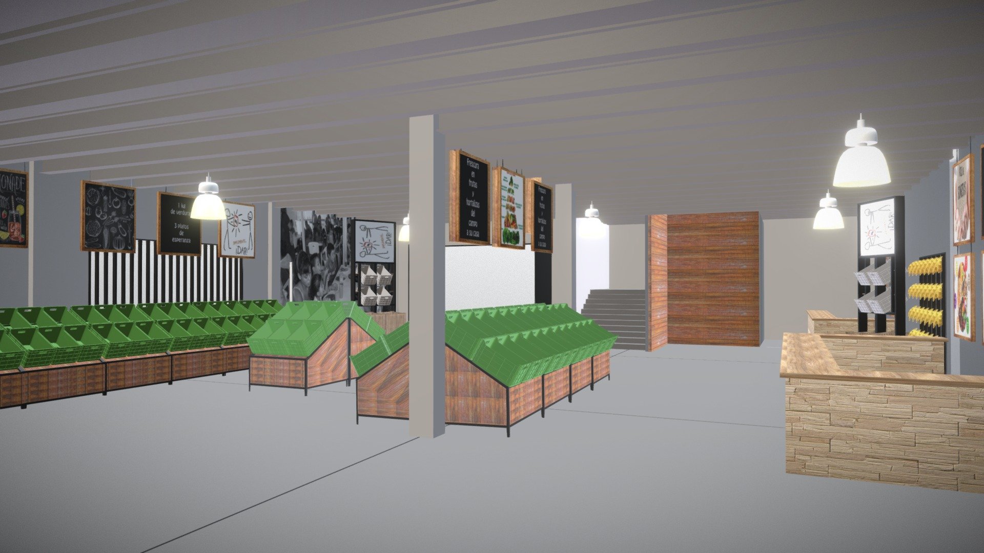 PROYECTO FRUTERIA - 3D model by aida.gdm [4c70b48] - Sketchfab