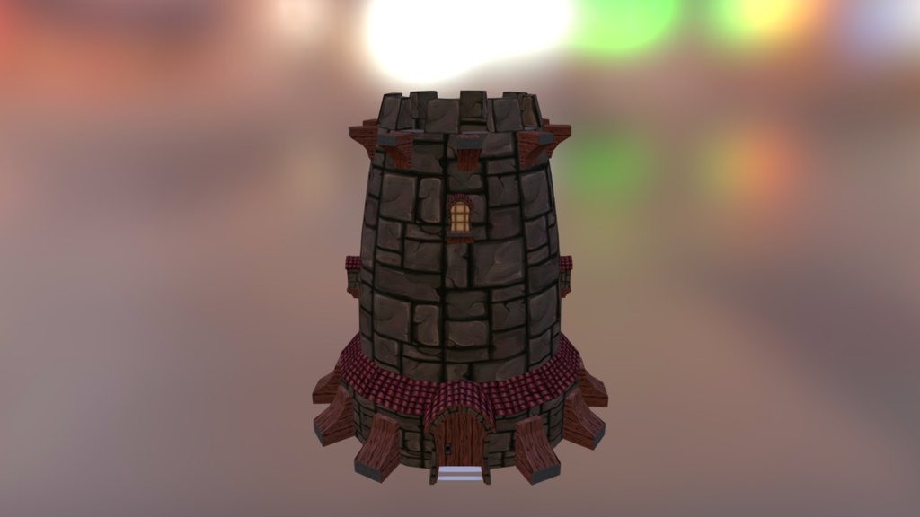 Tower - 3D model by Art of Sebastian Serna (@sserna) [4c70e9a] - Sketchfab