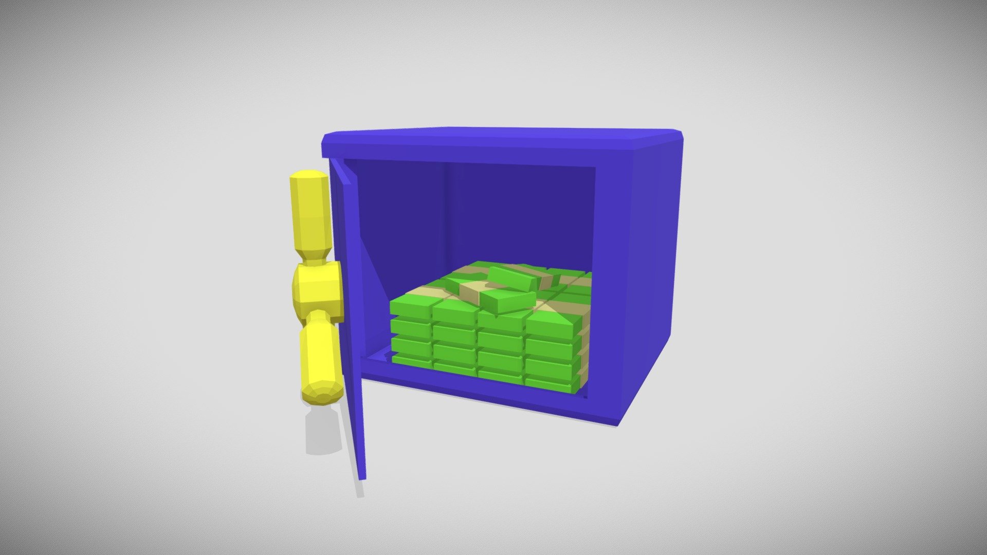Cartoon Safe - Download Free 3D model by bananalogos21 [4c73a2d ...