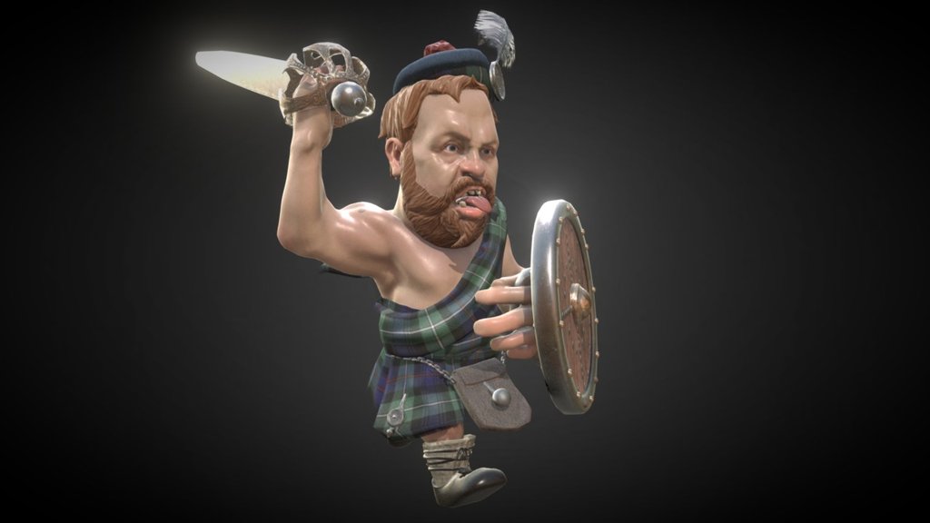 Chieftain O' the Puddin' race! WIP - 3D model by Martin Mcghee ...