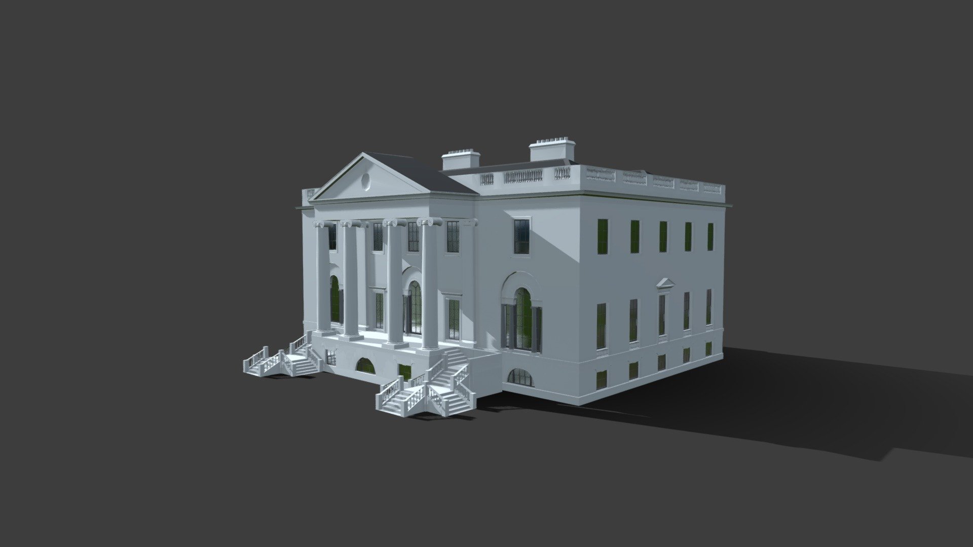 Middleton Hall - 3D model by Domingos Studios (@domingos) [4c7686b ...