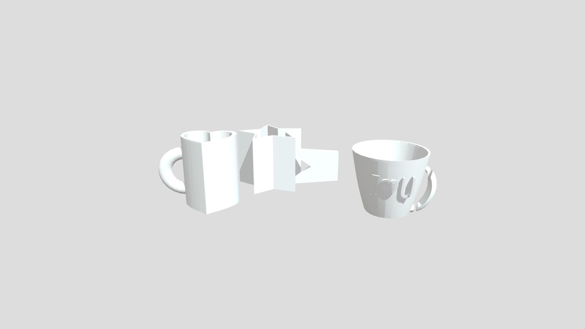 cups - Download Free 3D model by thinkandtinkertalk [4c78705] - Sketchfab