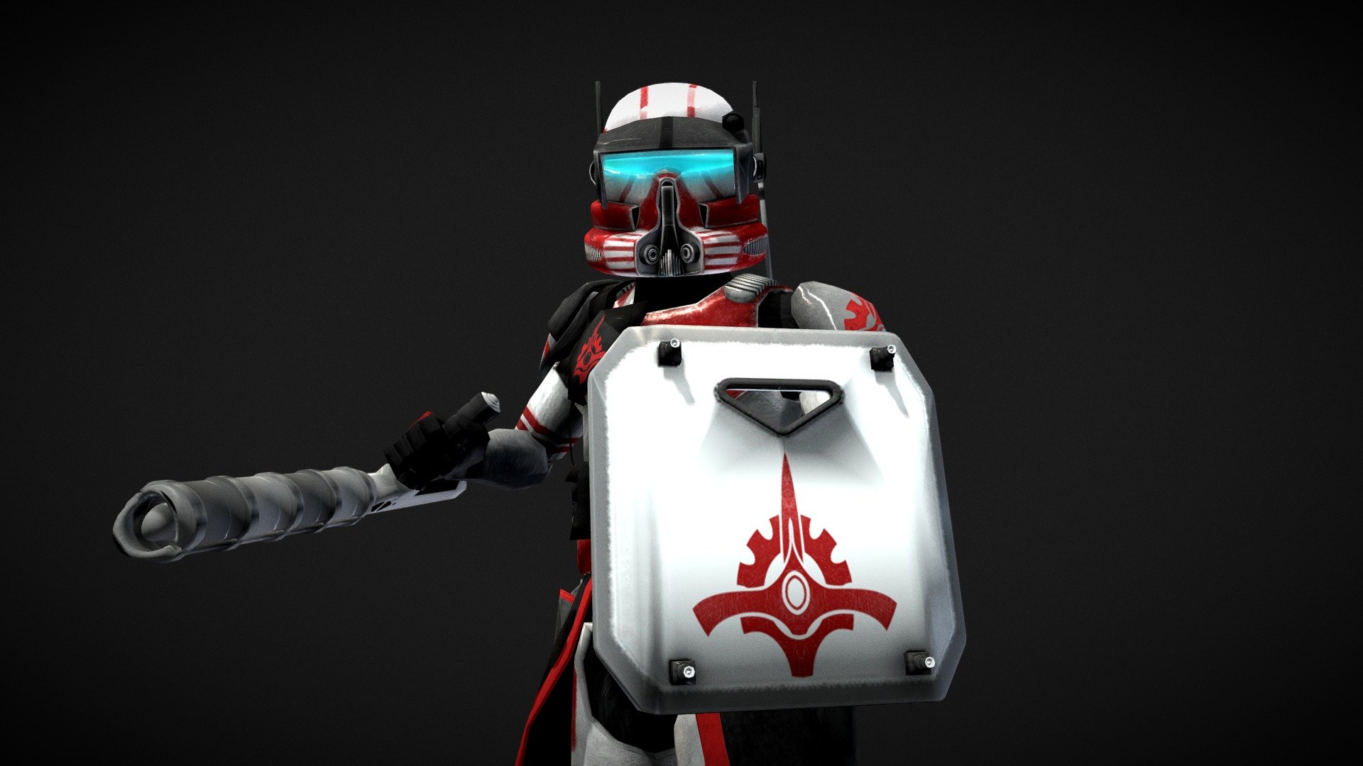Coruscant Guard RJ - 3D model by garith [4c78b93] - Sketchfab