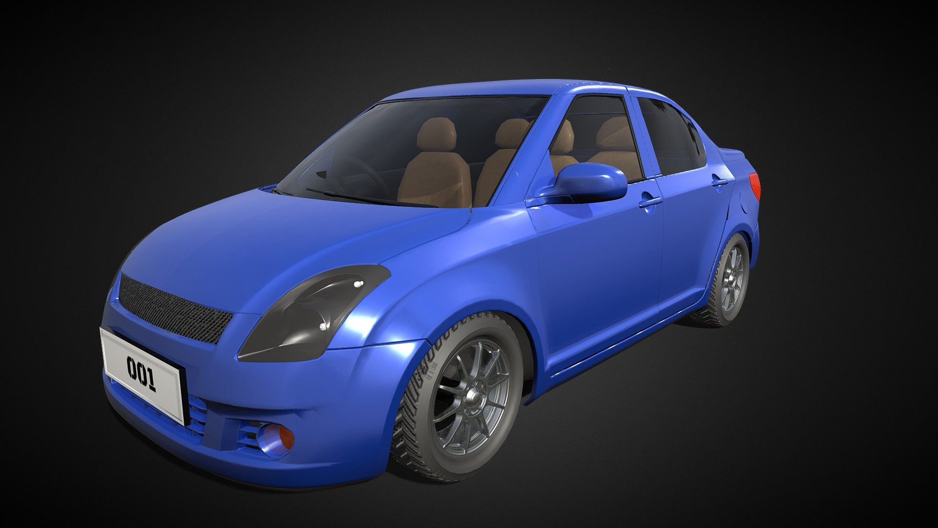 Sedan Car 3D MOdel [ Znanye.com ] - 3D model by znanye_studio [4c79152 ...