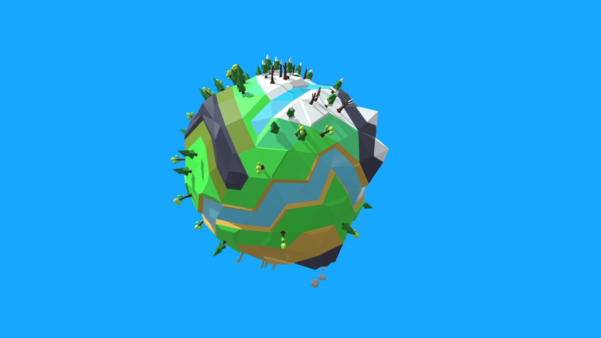 The planet - 3D model by IvanPonomarev [4c7a752] - Sketchfab