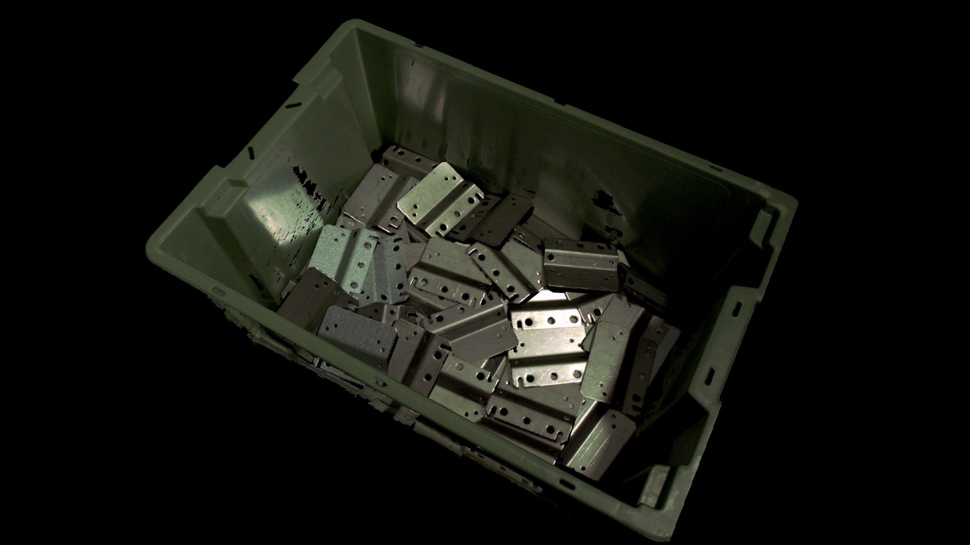 Single SKU sheet metal bin manufacturing - Download Free 3D model by ...