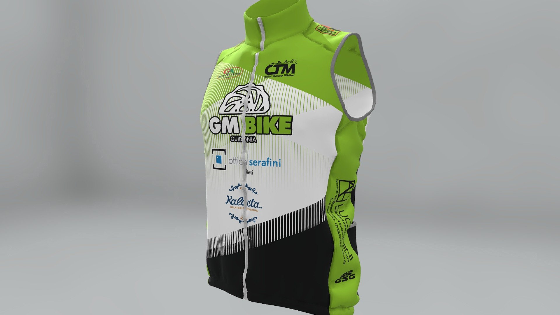 09089 -GM BIKE FLUO 2023 _VAR. VERDE - 3D model by GIESSEGICUSTOM ...