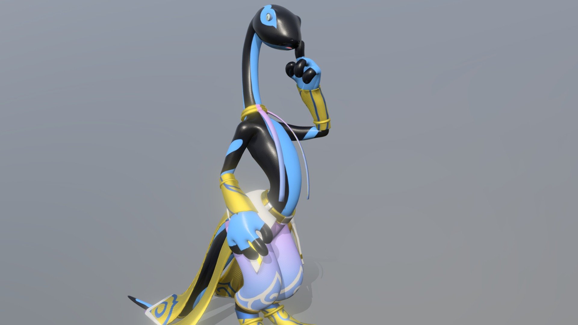 Salamander - 3D model by VirtualKeni [4c7f86e] - Sketchfab