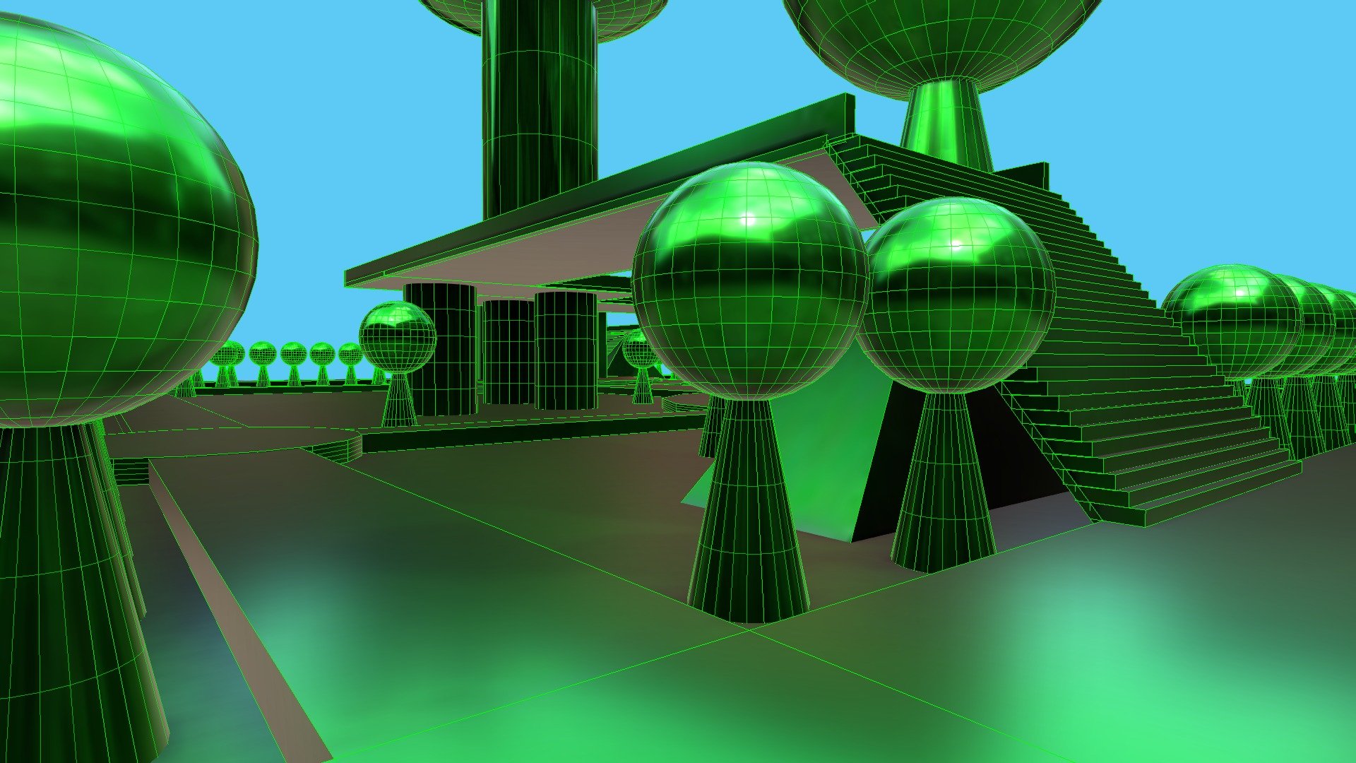 Future City Park - Download Free 3D model by RoboHoloclone12 [4c7fb3a ...