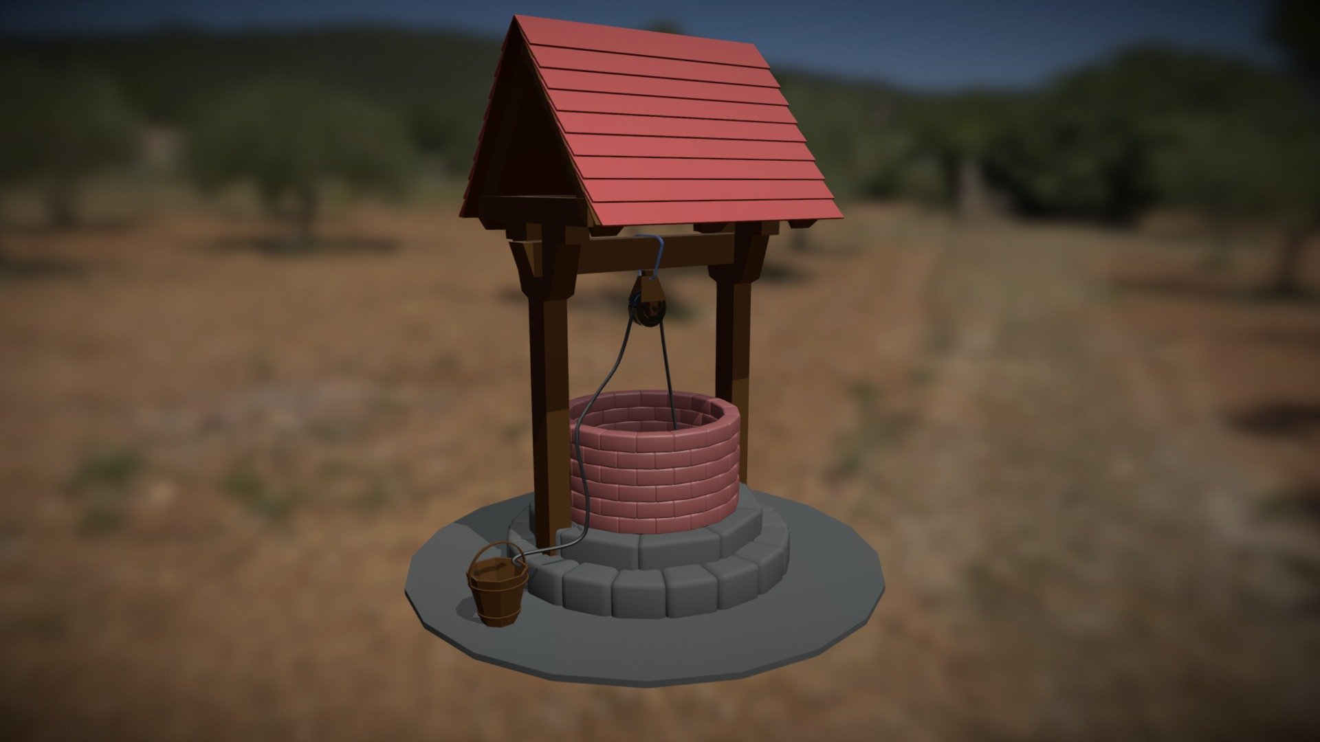 well - 3D model by oliwiaoliwia [4c808ed] - Sketchfab