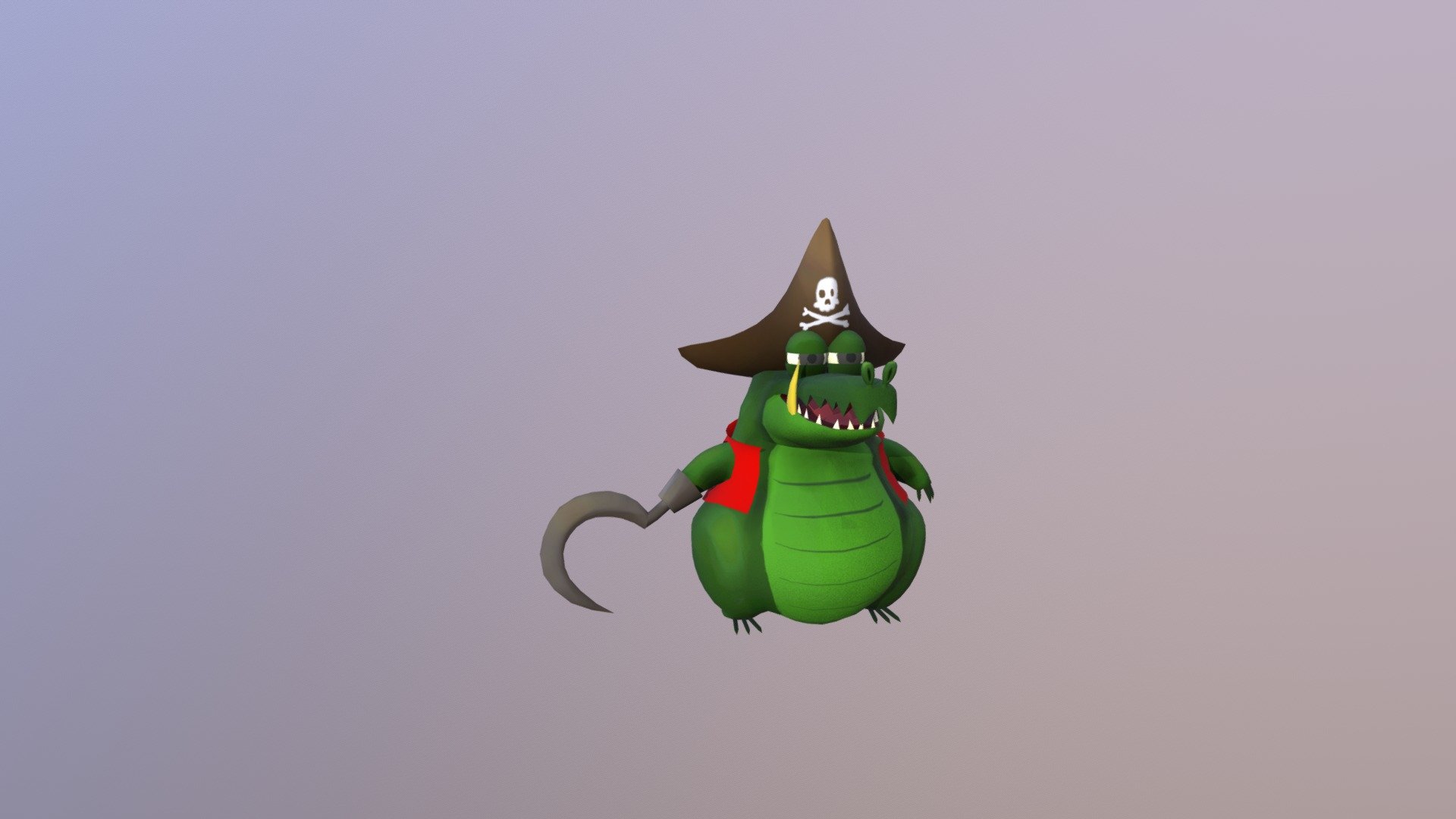 Croco Chef - 3D model by Sylvain.Culie [4c82d1e] - Sketchfab