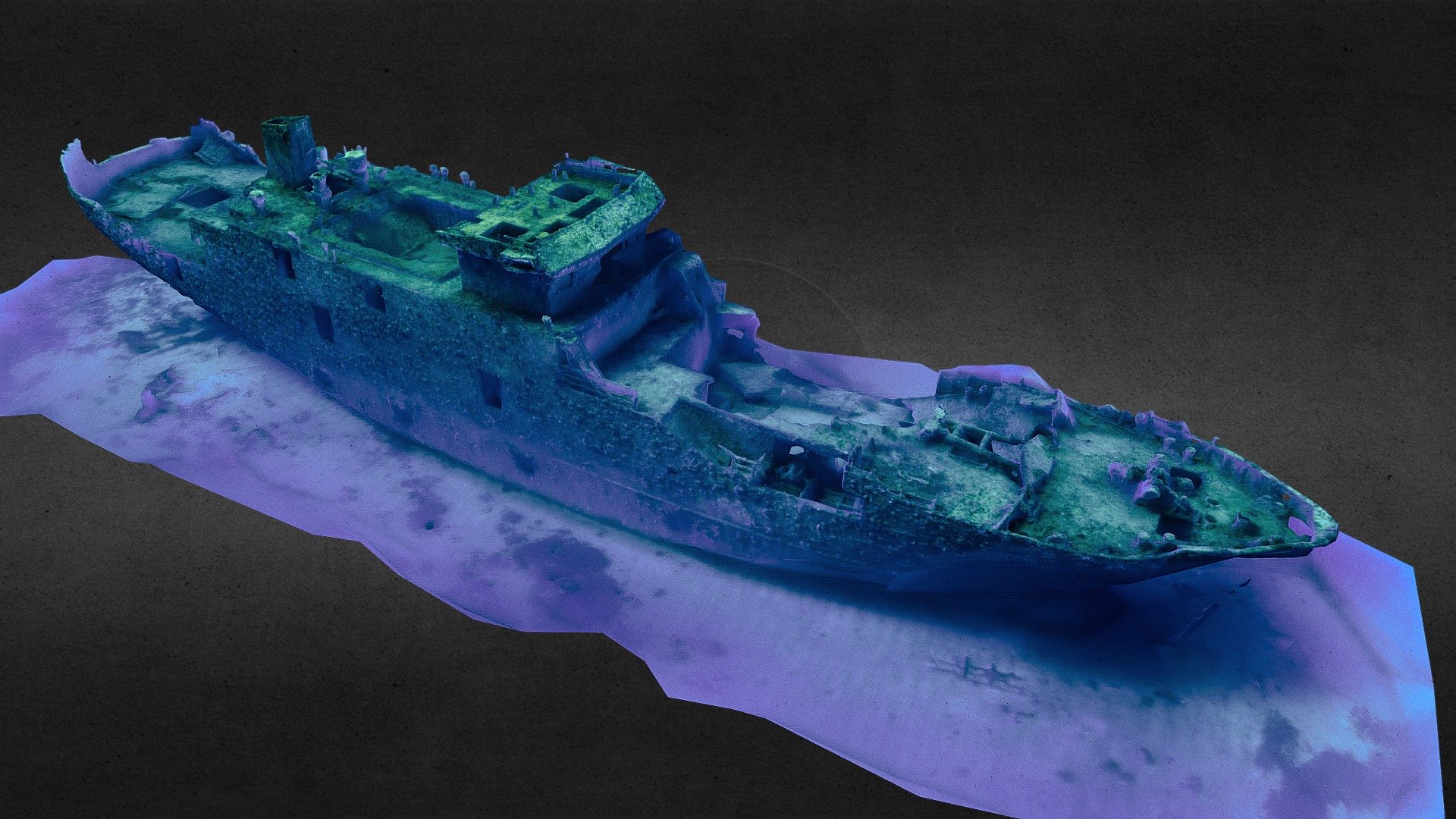 FV Lena Dive Wreck 2023 condition - 3D model by Diving Western ...