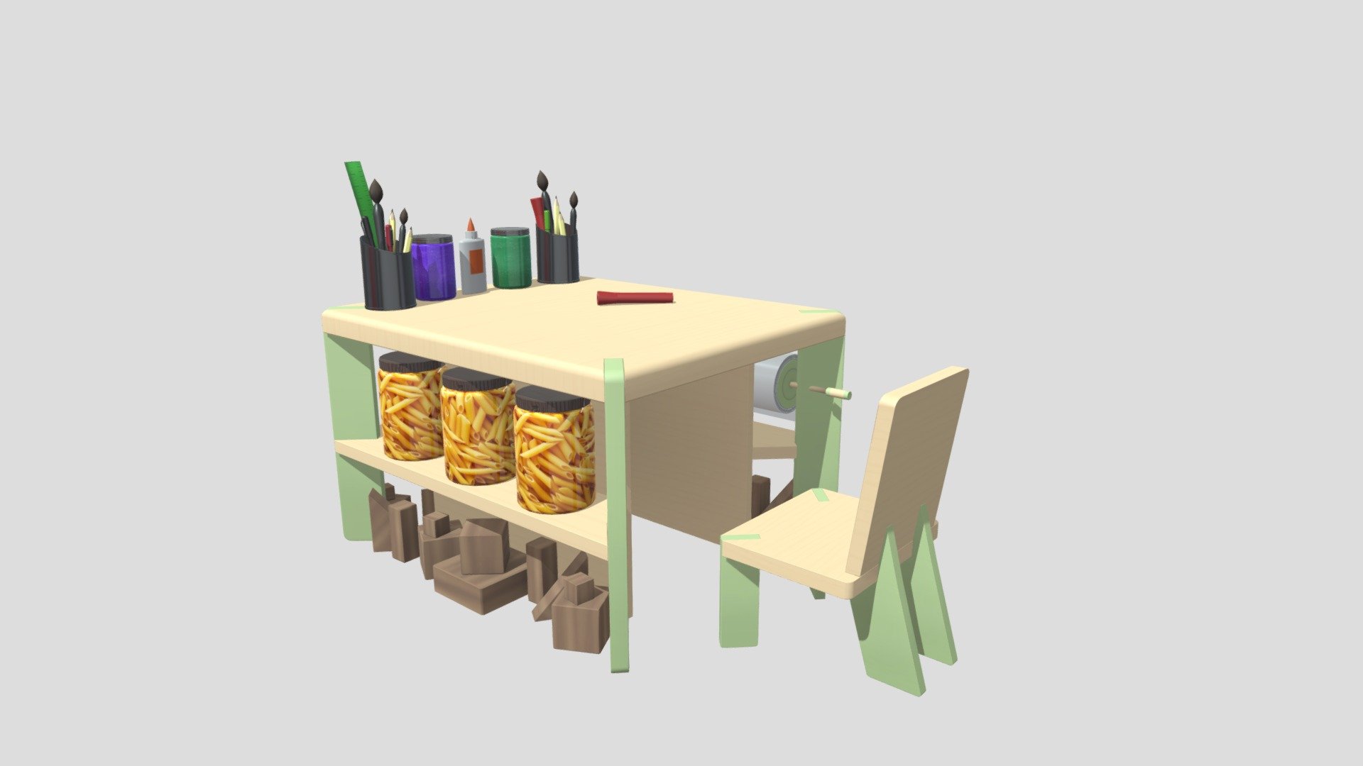 Activity Table - Week 3 - 3D model by ALindmark [4c856d1] - Sketchfab