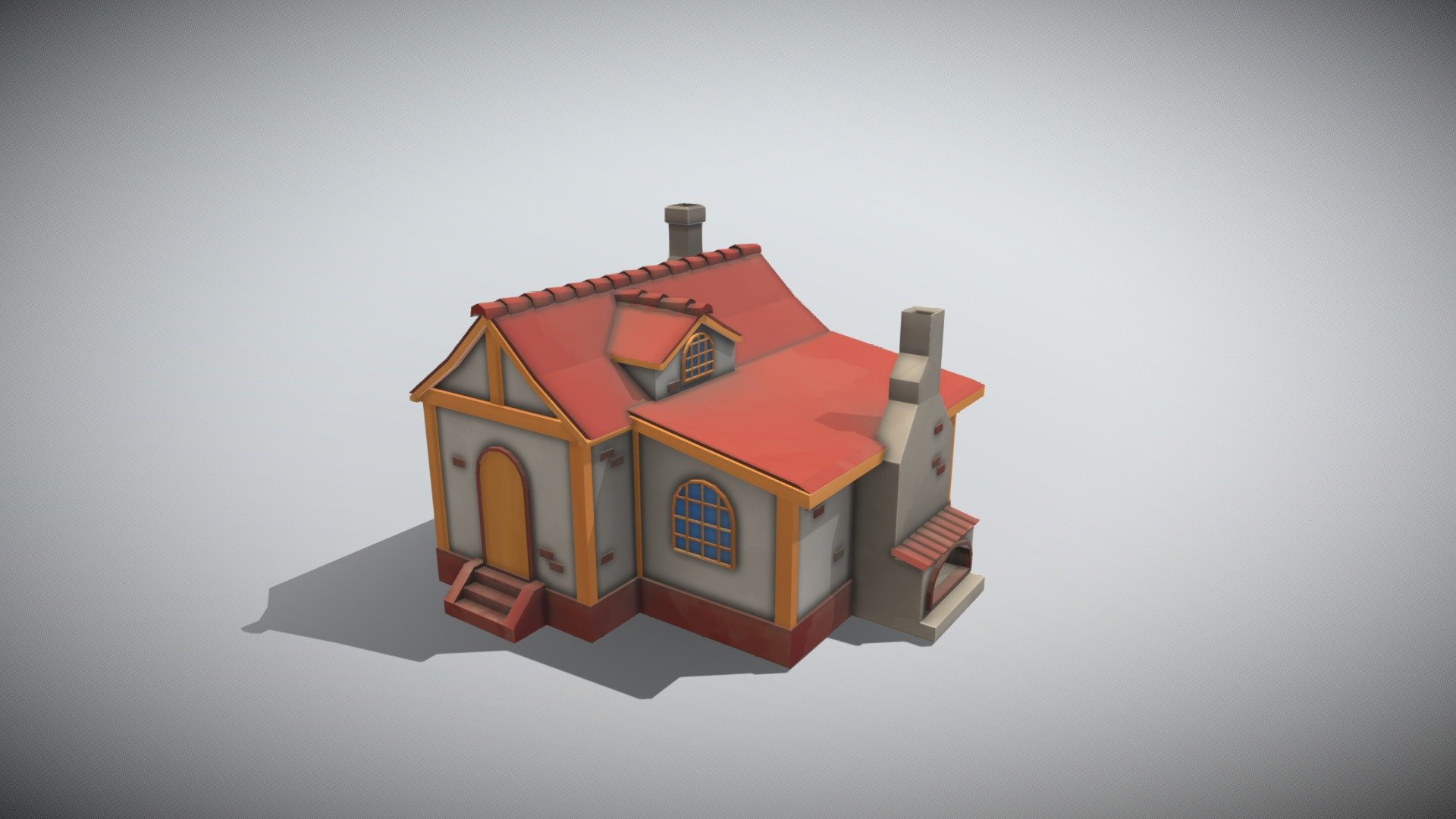 Stylized House 01 - 3D model by Alex Alves (@Alex.De.Matos.Alves ...