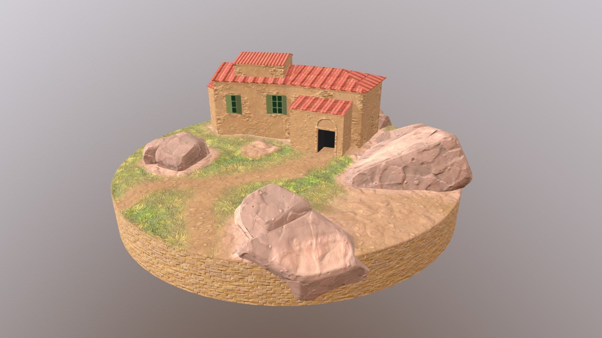 Italian House - 3D model by LordBradence [4c87381] - Sketchfab