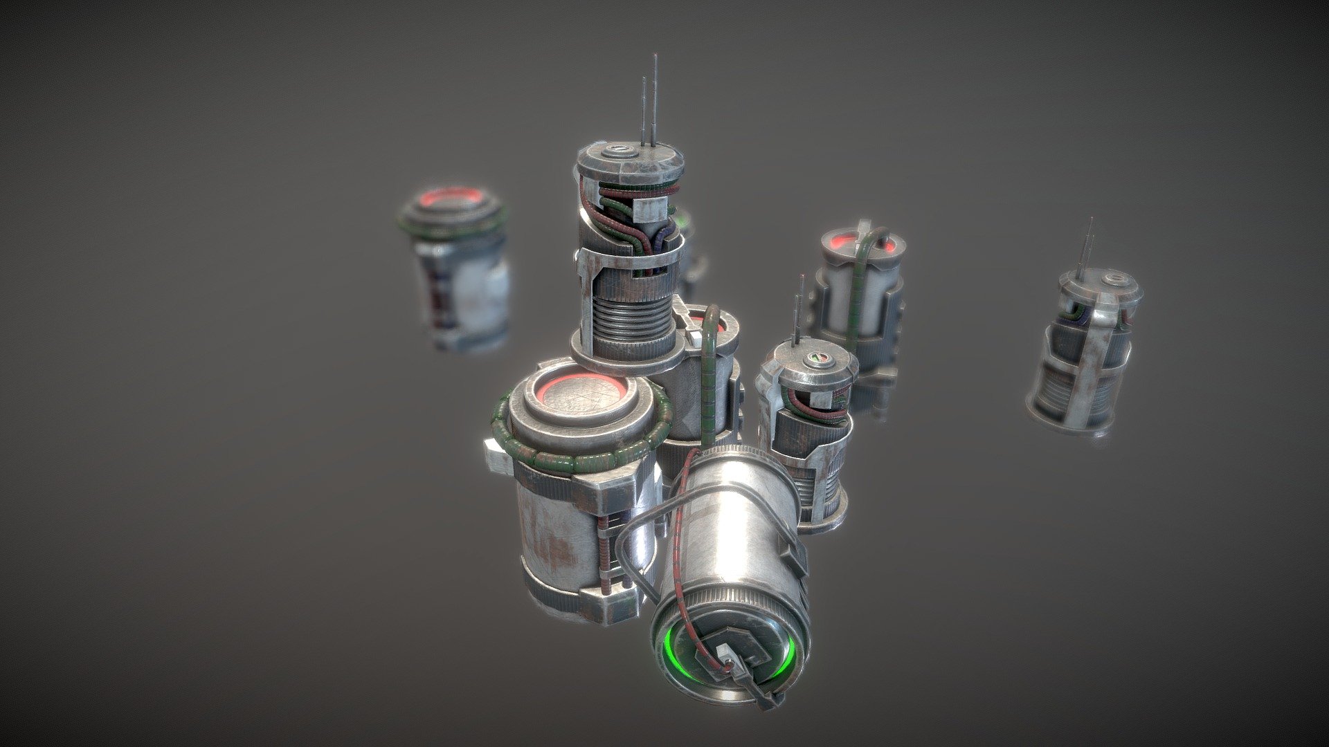 Fallout: London Tech Barrels - 3D model by C3D (@3delight) [4c89967 ...