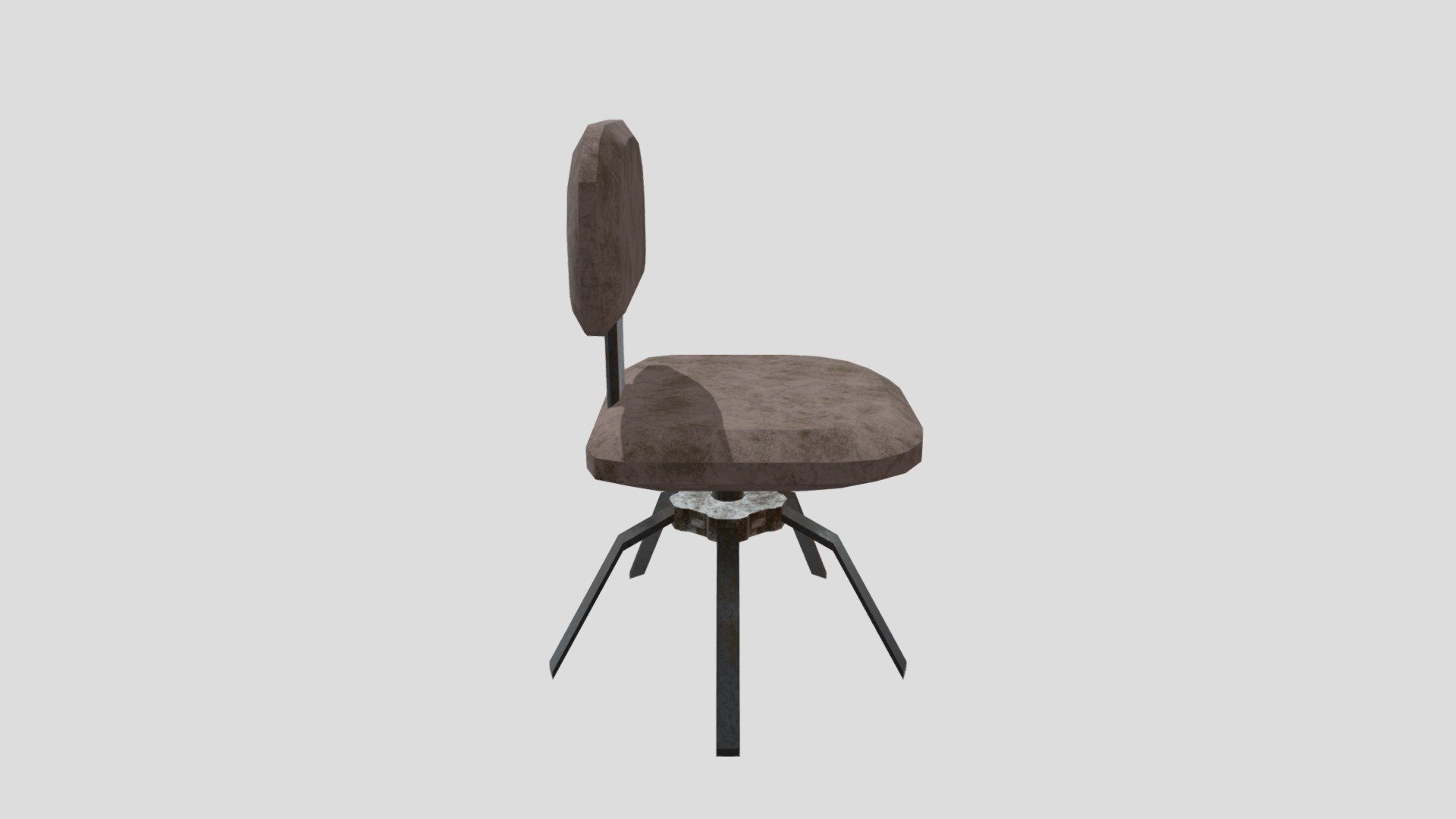 Dirty desk chair - 3D model by iolana [4c89aba] - Sketchfab