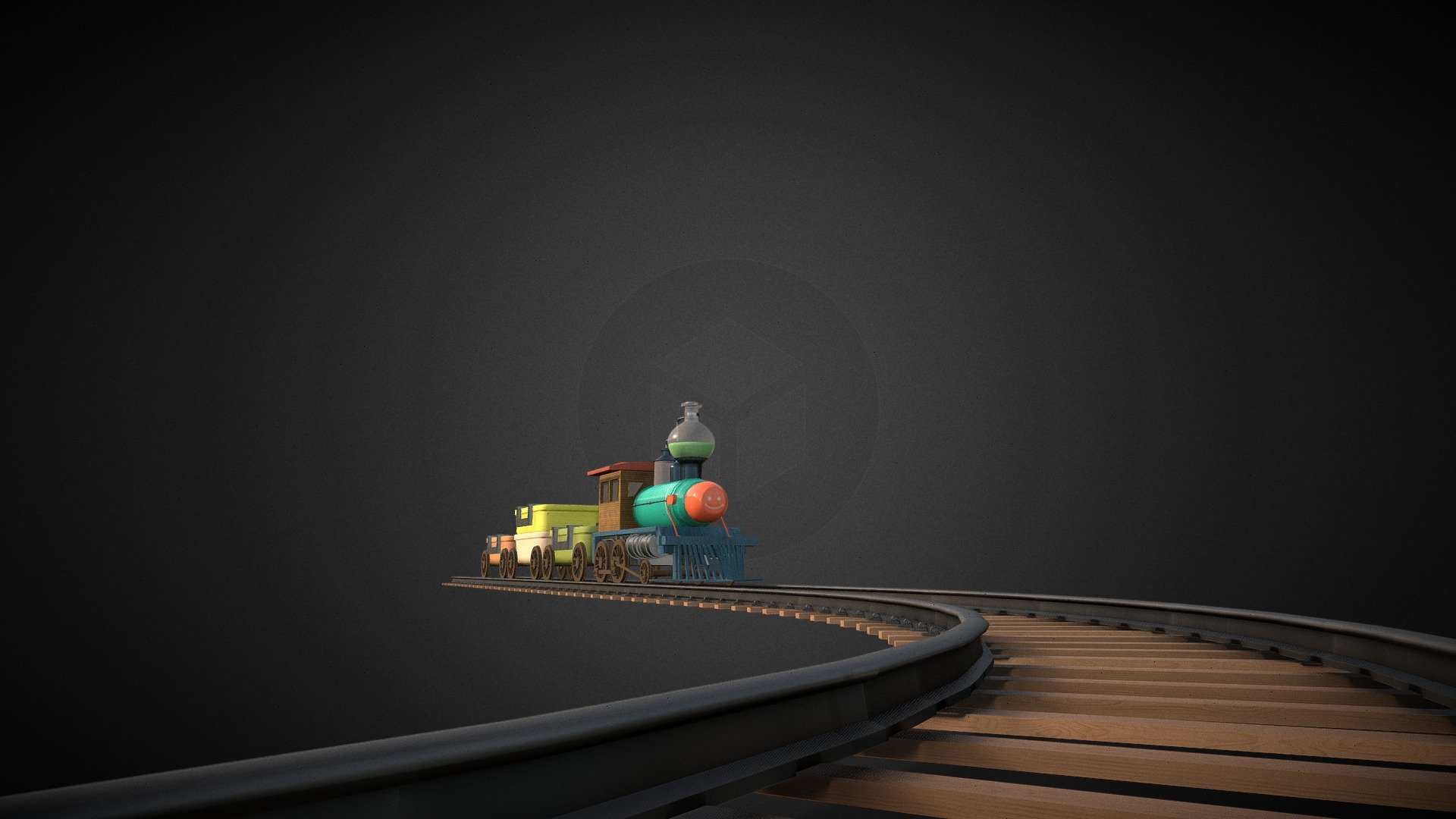 Stylized Train - Download Free 3D model by sachin kumar (@kayozz ...