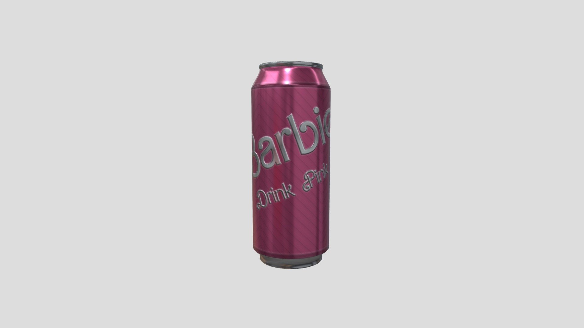 Barbie Themed Beverage Can - 3D model by ruby444 [4c8ab26] - Sketchfab