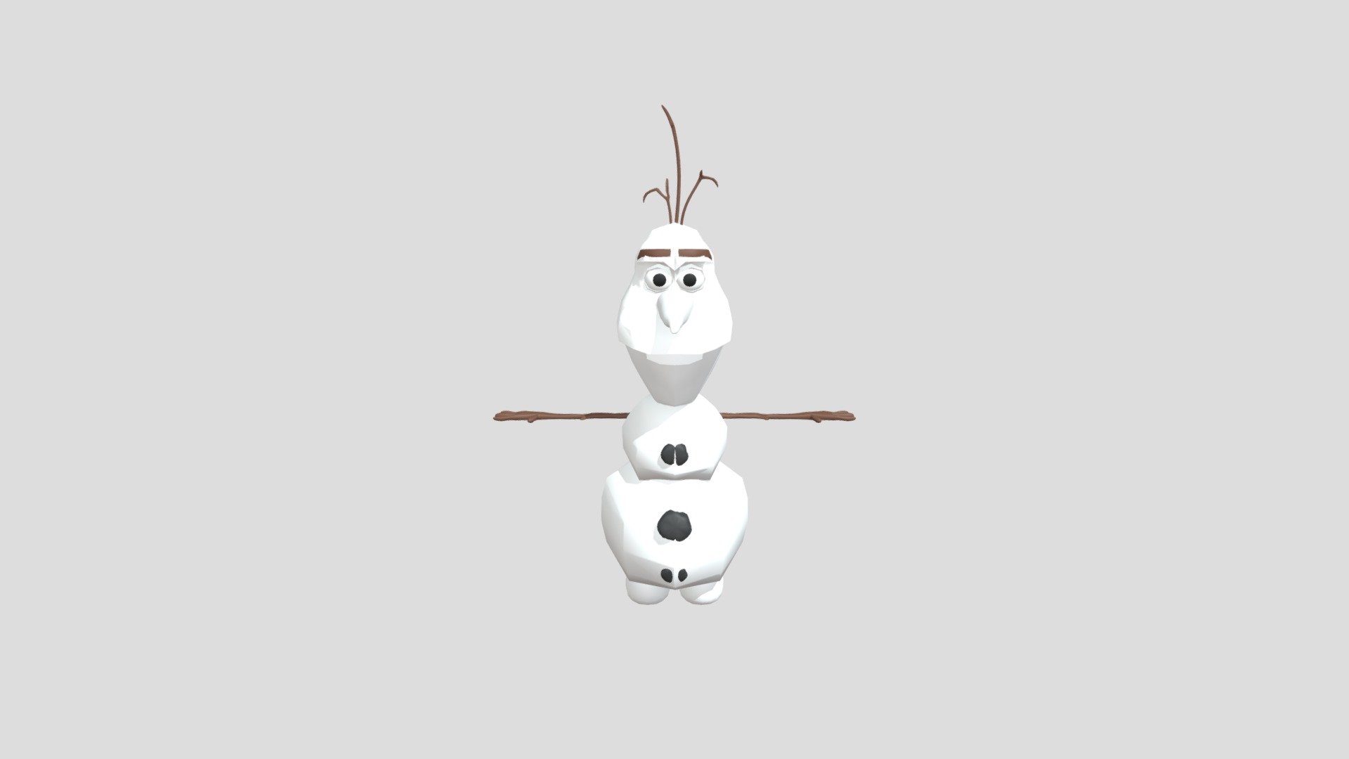 ADI 2.0: Olaf (Fully rigged) - Download Free 3D model by Charred Willy ...
