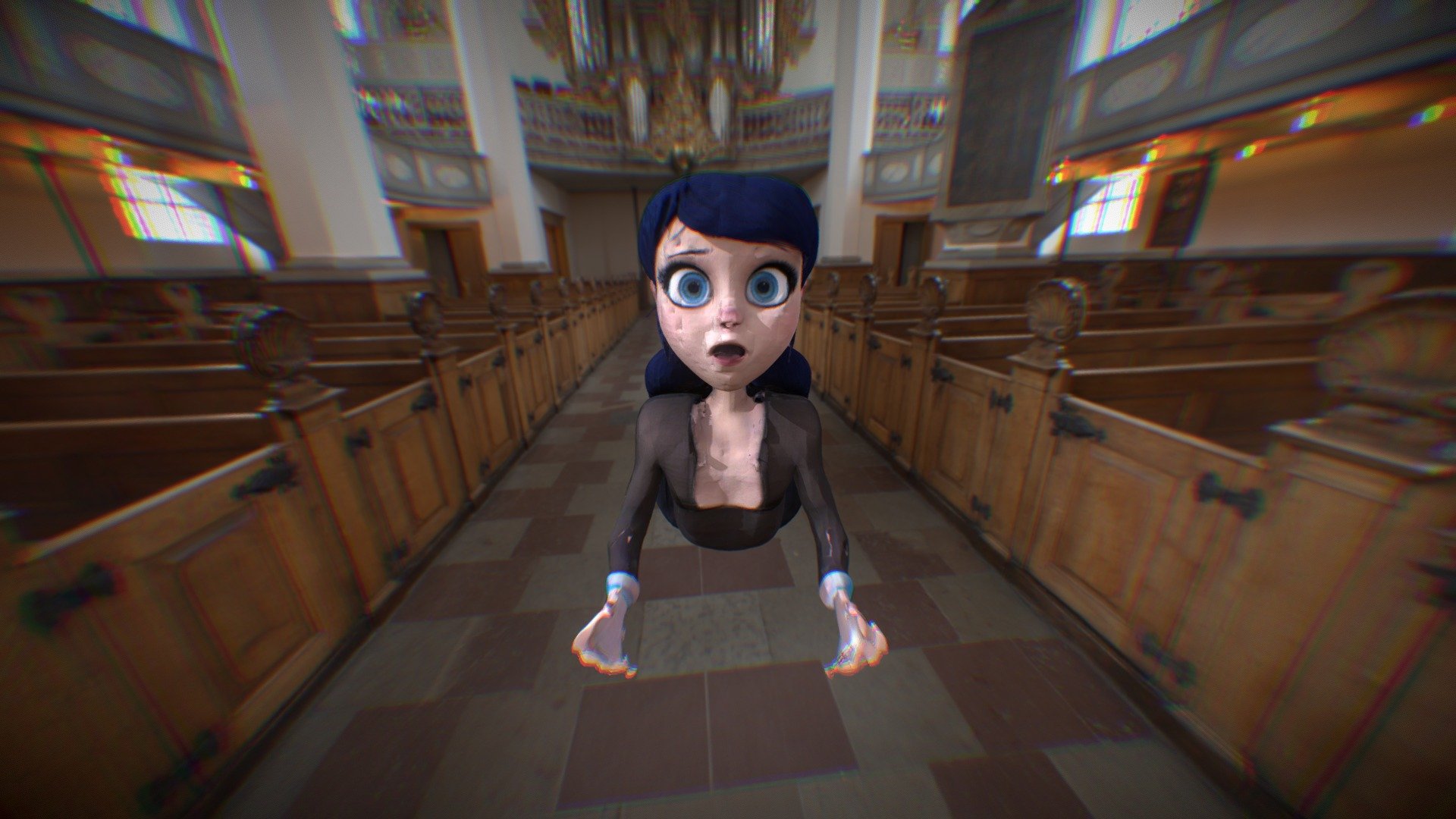 Surprised_ Heroine_0719090822_texture - Download Free 3D model by ...