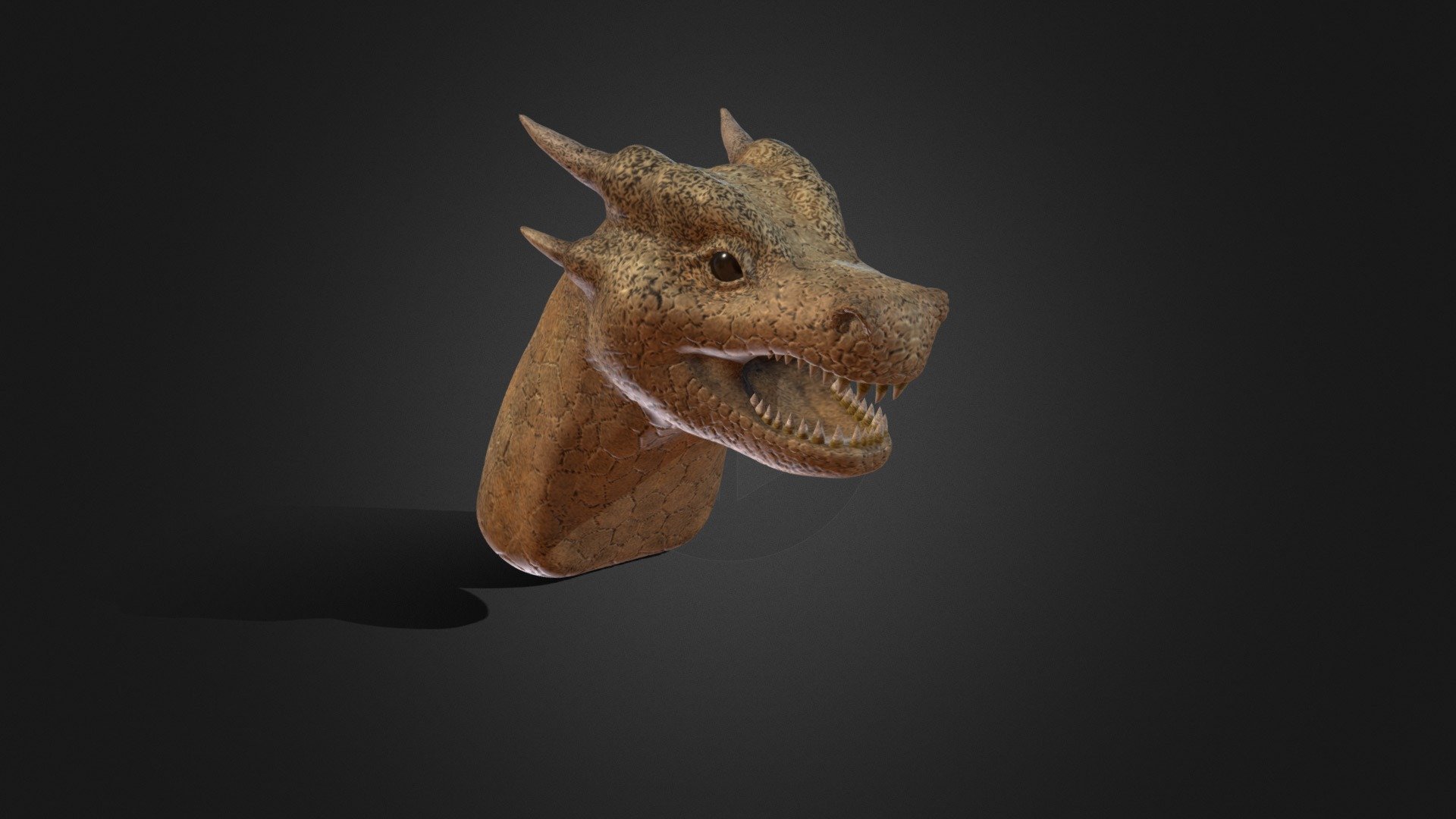 Stone Dragon - 3D model by MilsonRibeiro [4c8eaa0] - Sketchfab