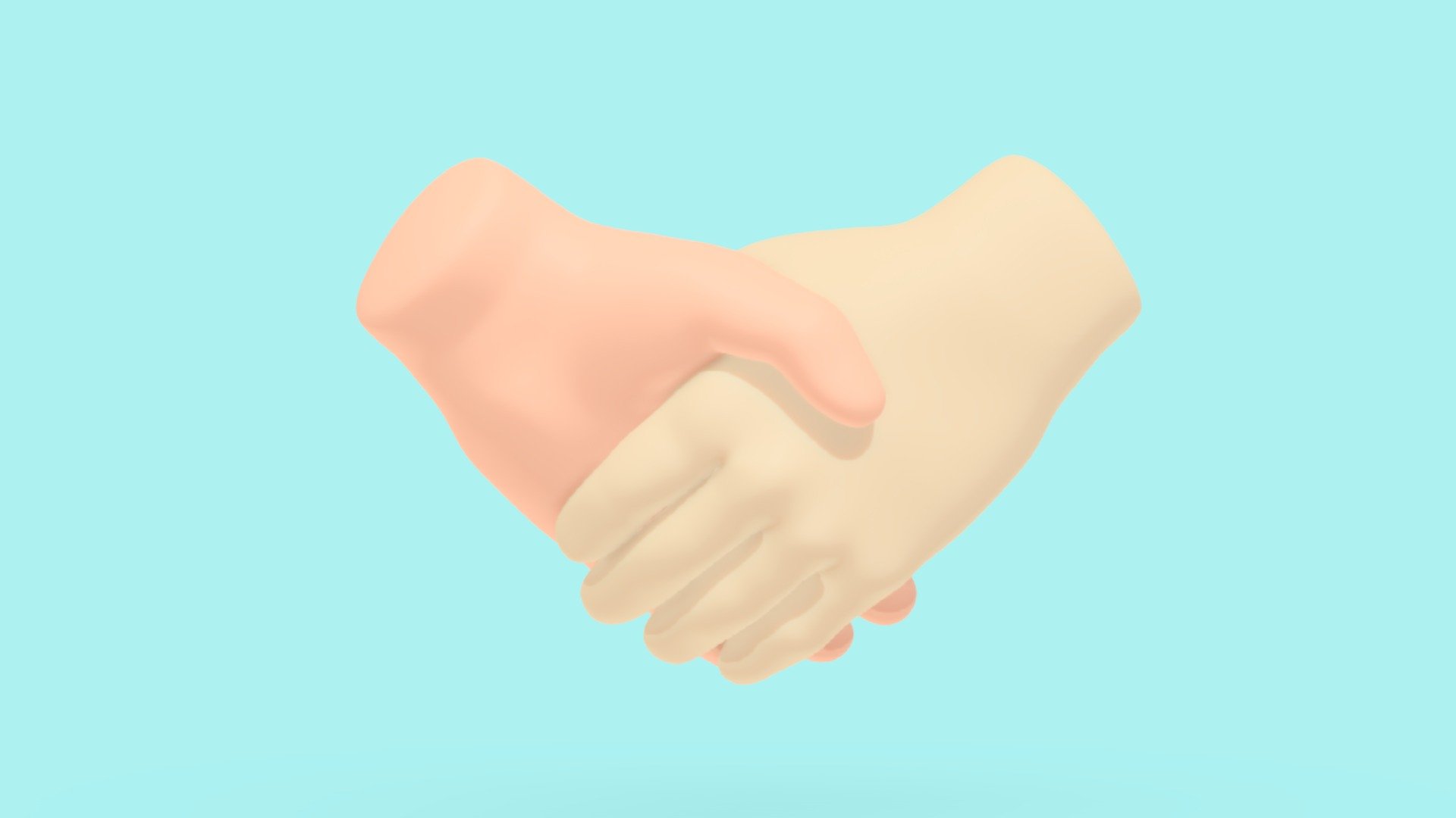 handshake 🤝 - Buy Royalty Free 3D model by CzernO (@czernobog) [4c8edf2 ...