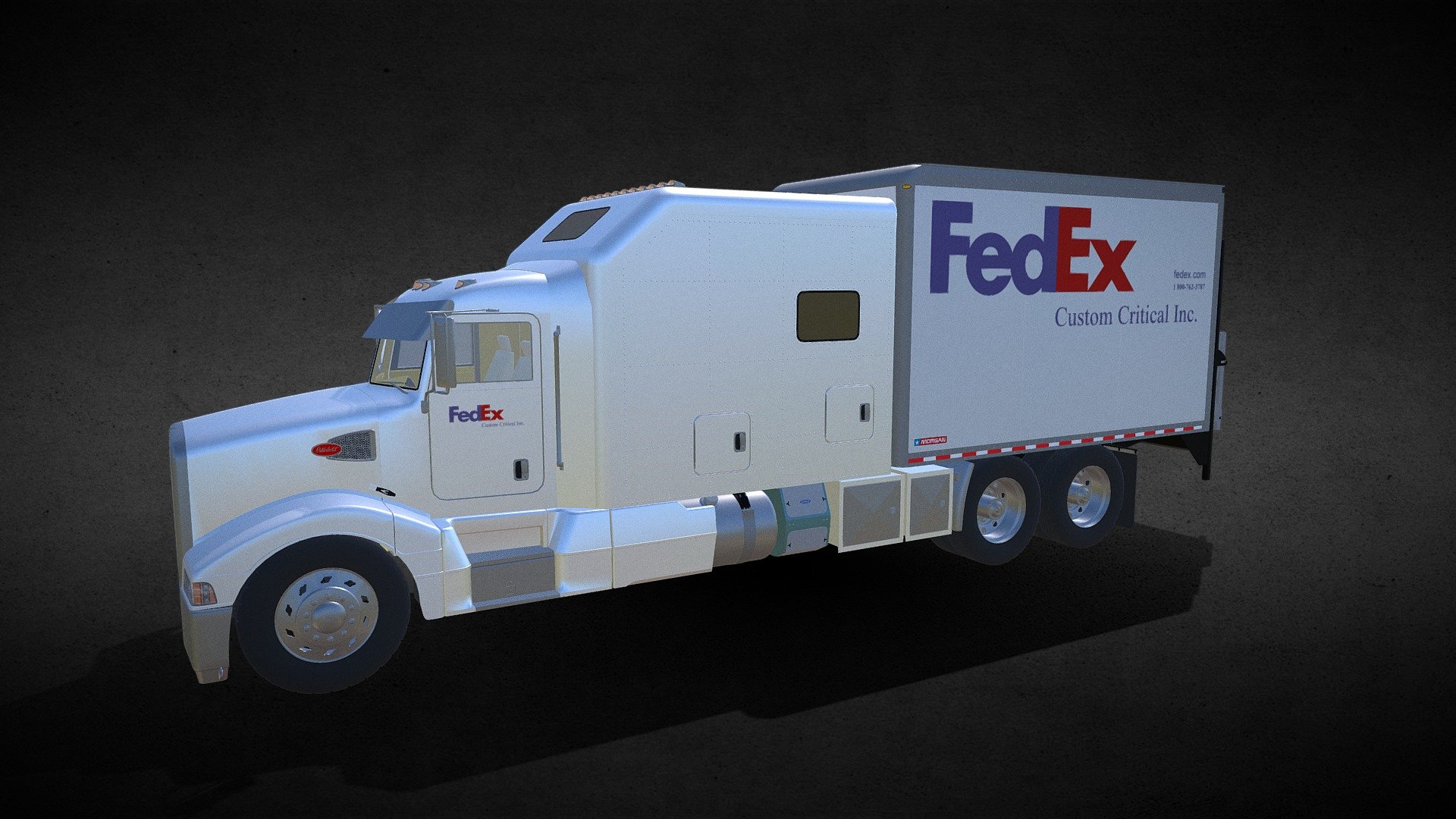 Peterbilt 385 Expediter - 3D model by bansheewoj [4c8f6da] - Sketchfab