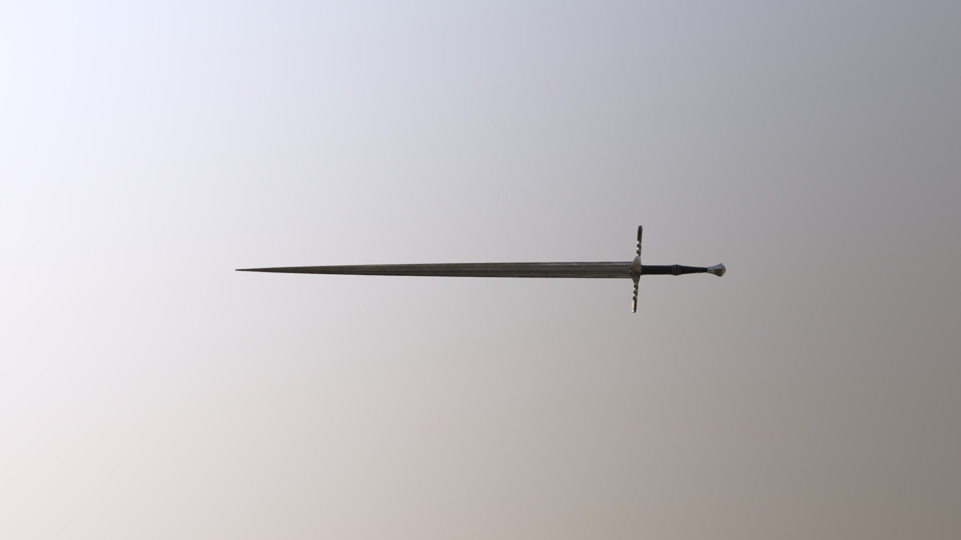 Witcher 3 Steel Sword - 3D model by benvernonart (@benvernondesign ...