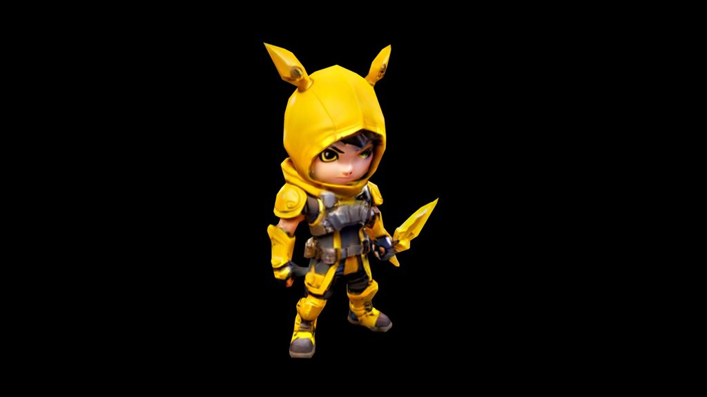 Free Character Unrigged - A 3D model collection by JohnEphr (@DarkArms ...
