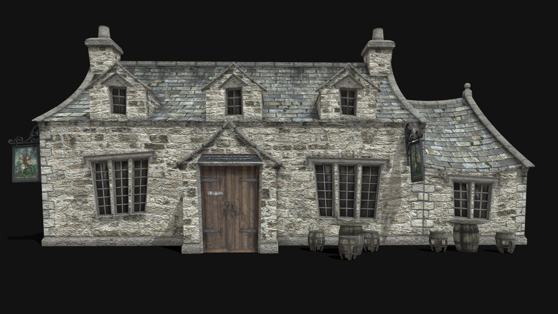 Pub - Download Free 3D model by local.yany [4c918e1] - Sketchfab