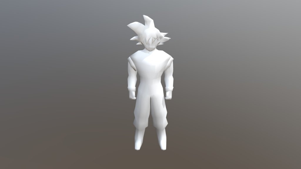Low Poly Goku - 3D model by Maakosu26 [4c92848] - Sketchfab