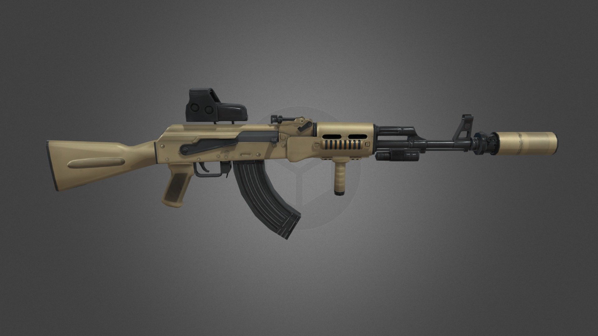 Fusil - AK-74 - Download Free 3D model by DanixsDesigner ...