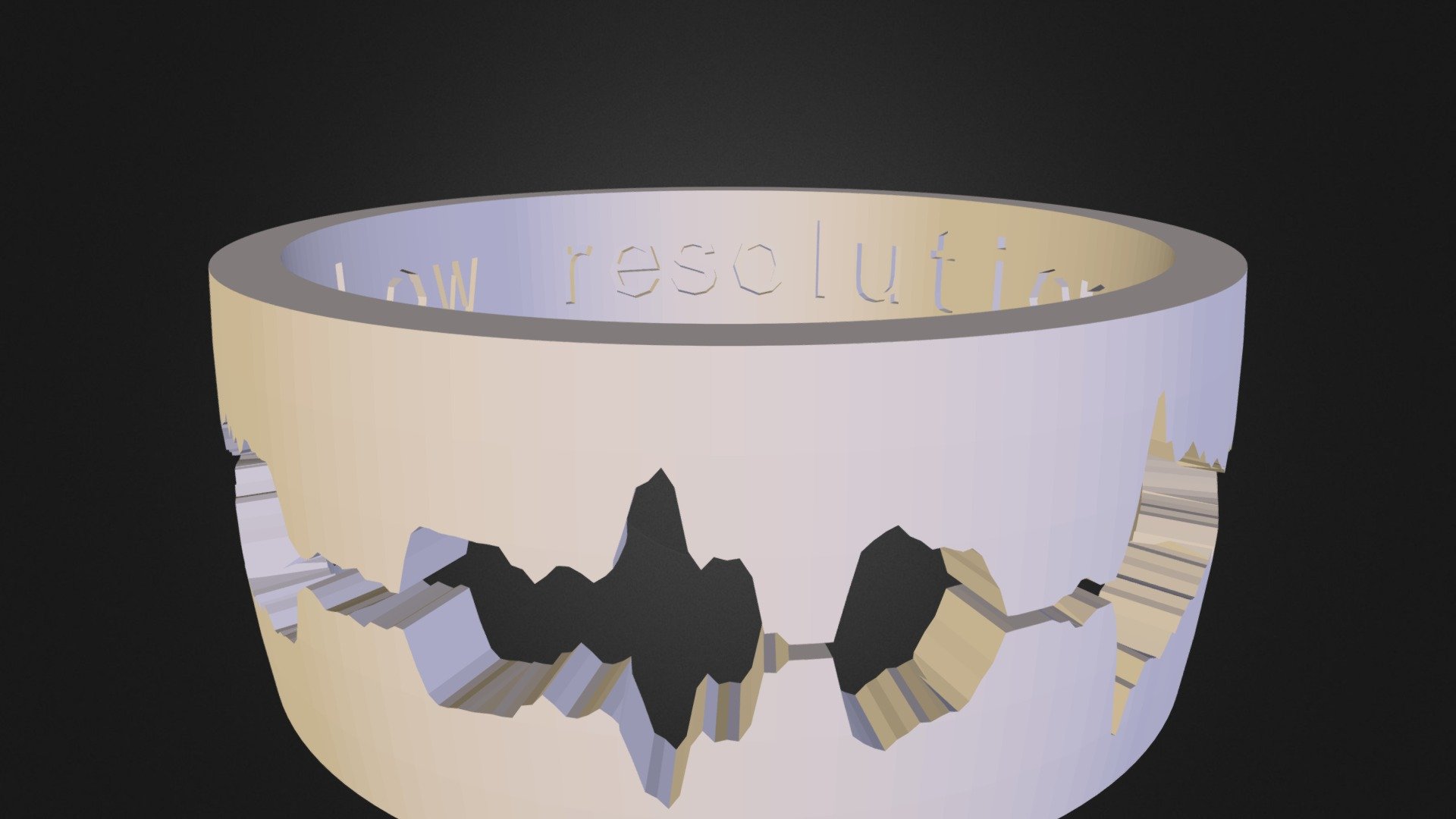 Ring1 Low Cambered Hollow - 3D model by PhilippeBernard [4c9501f ...