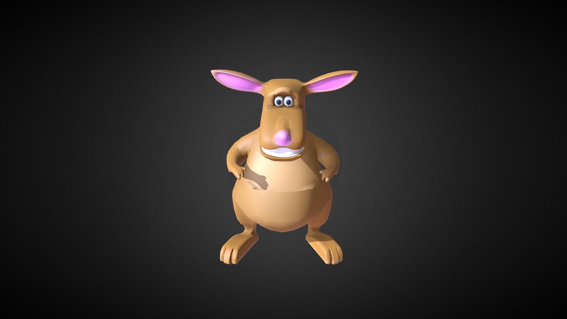 Smoothed Kanga - 3D model by Matthew S (@mistermudd) [4c9679f] - Sketchfab