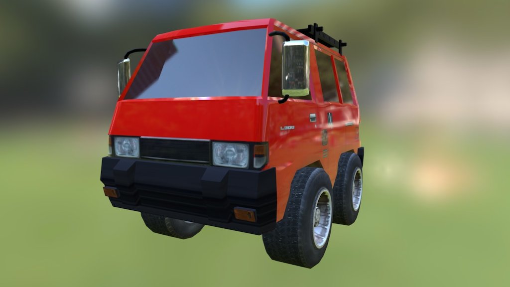 Red Van L300 Chibi - 3D model by Benjamin Tay (@NightShadow) [4c98449 ...