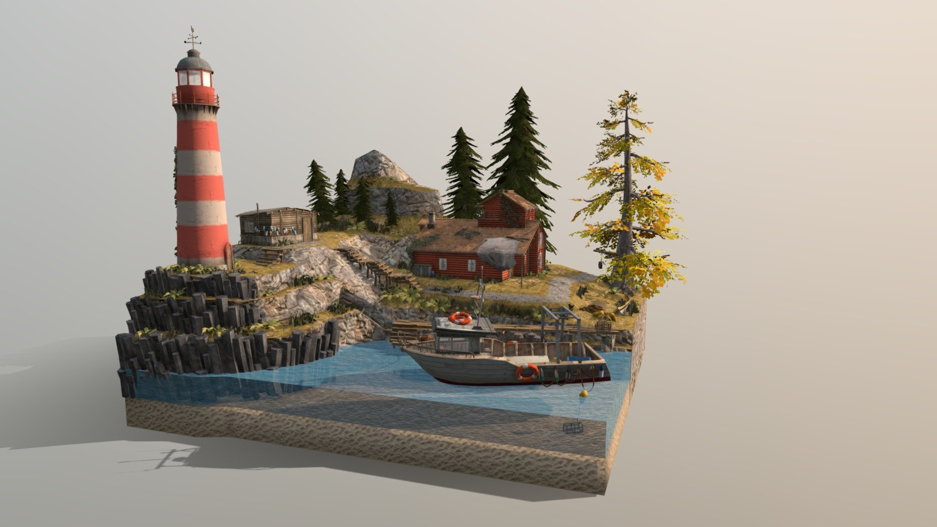 By the North Sea [DAE Final Assignment] - Buy Royalty Free 3D model by ...