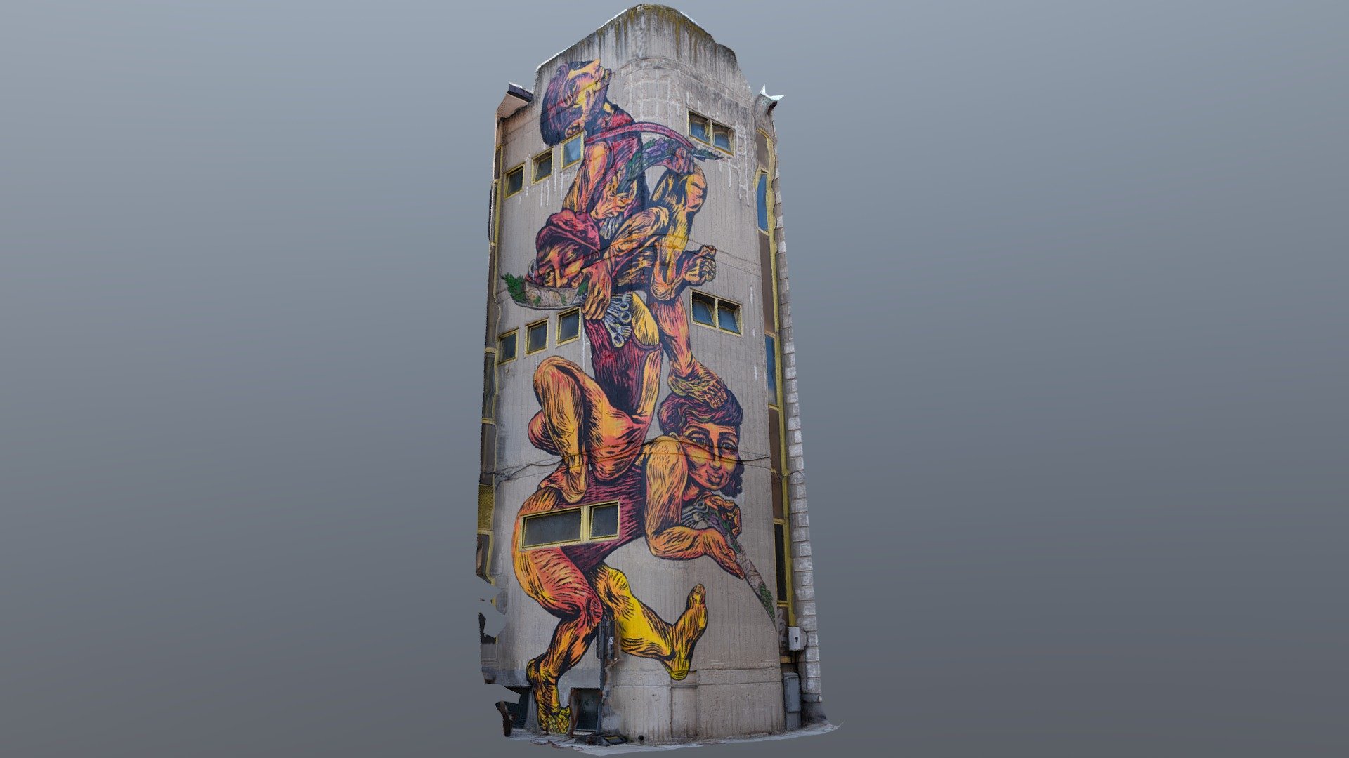 Street art in Rimini - Download Free 3D model by Tonys_87 [4c9a589 ...