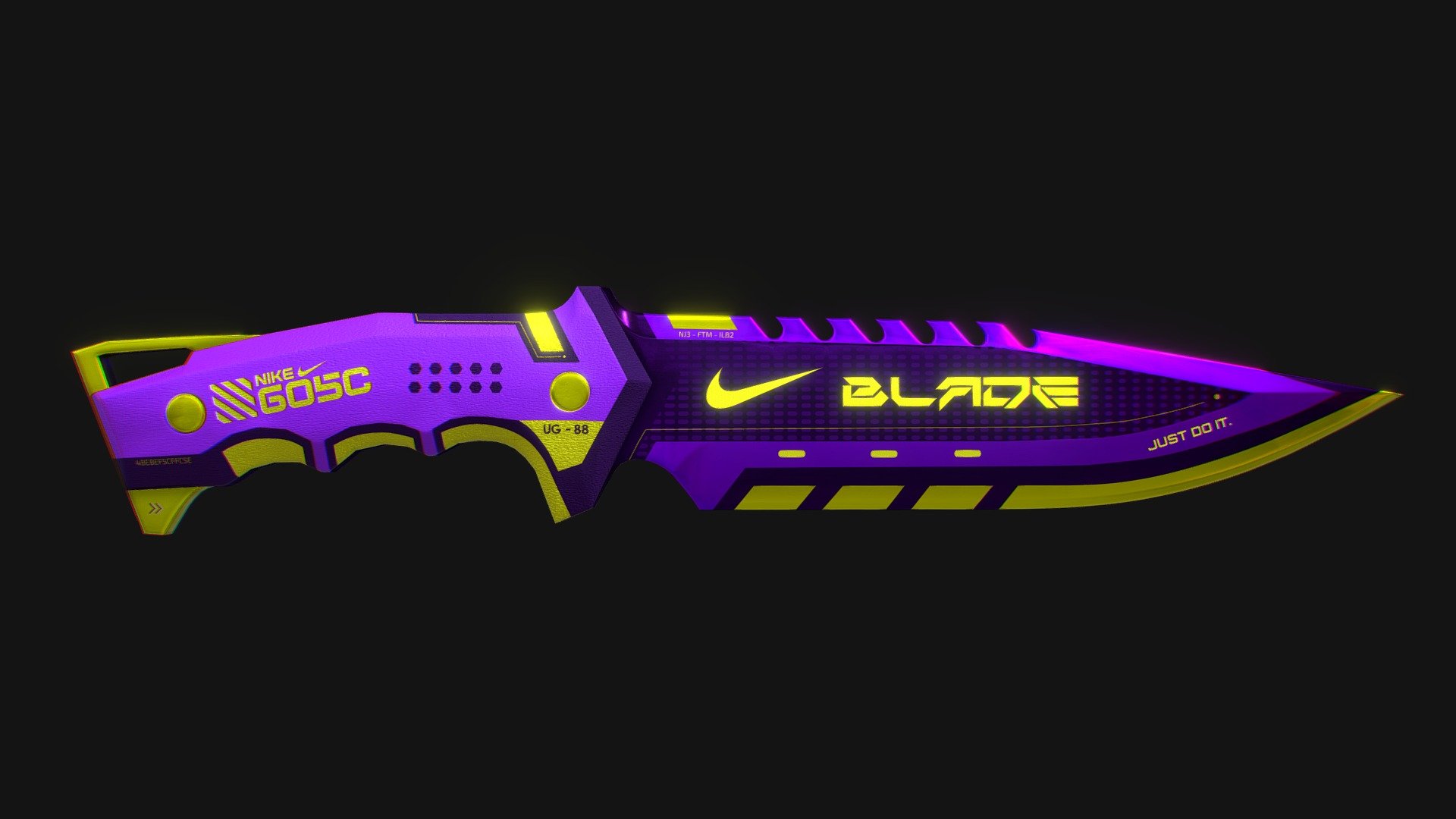 NIKE BLADE - Melee (Valorant) - 3D model by PEIKS [4c9aa9b] - Sketchfab