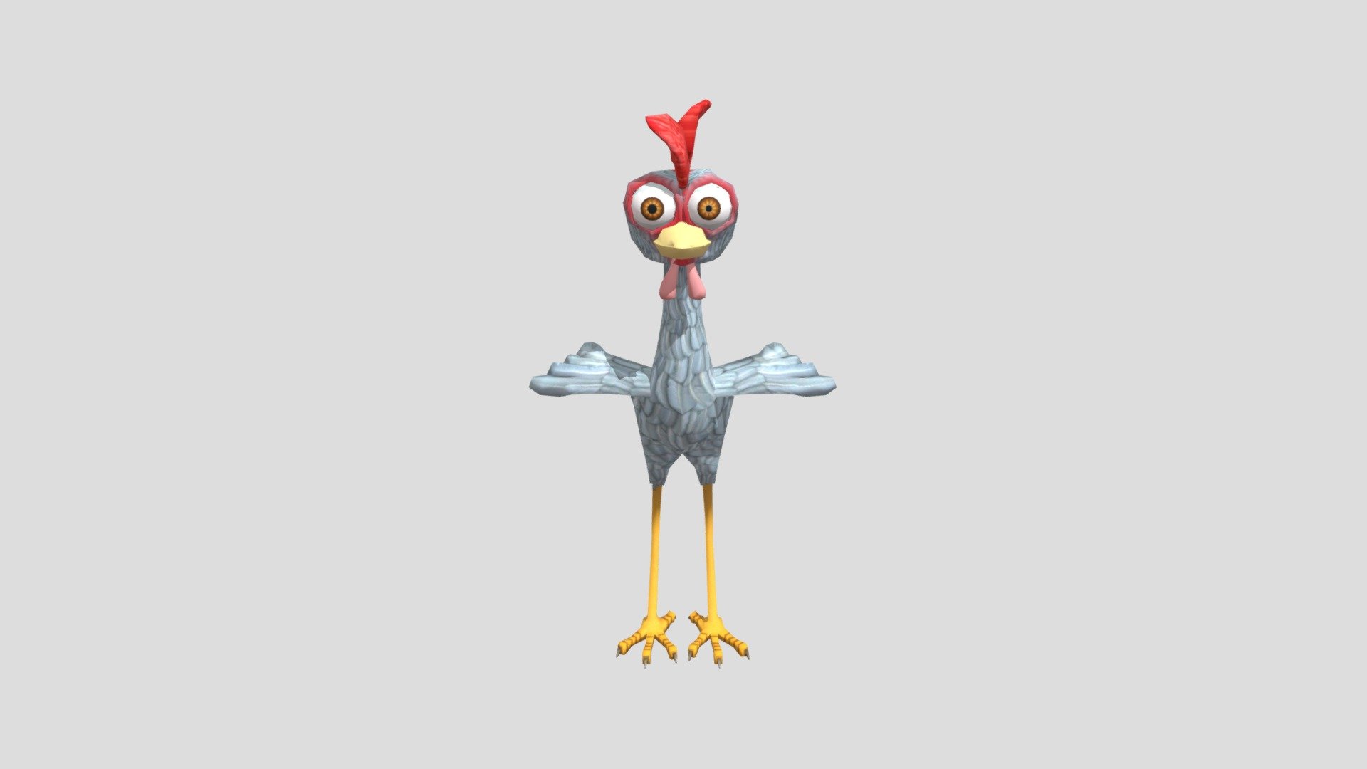 Gallina turuleca real model la granja de zenon - Download Free 3D model ...