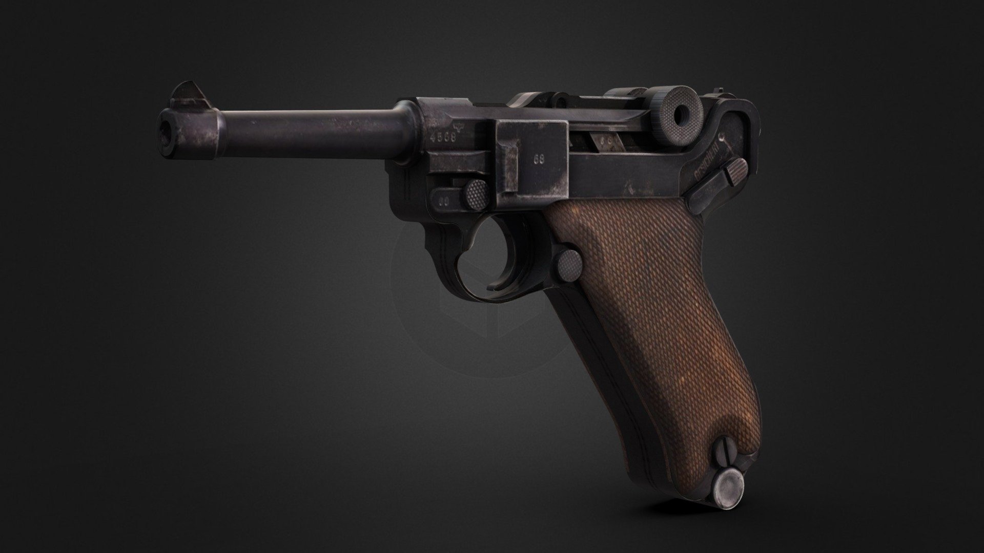 Pistol Luger P08 - 3D model by NA3dmodel [4c9b9c8] - Sketchfab