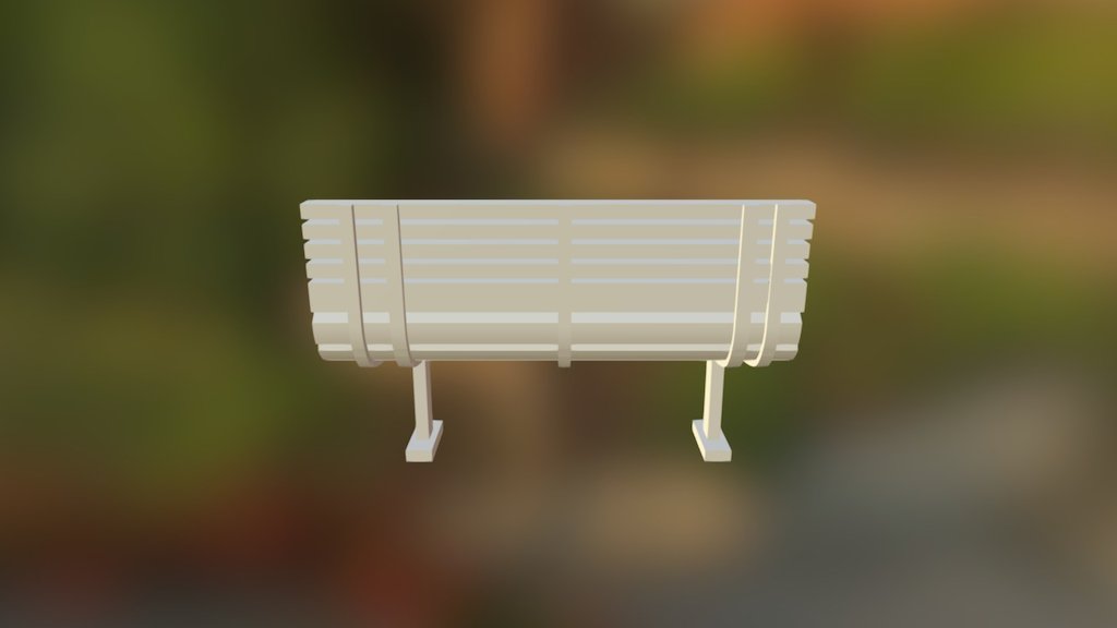Bench - 3D model by marygrace [4c9c1ac] - Sketchfab