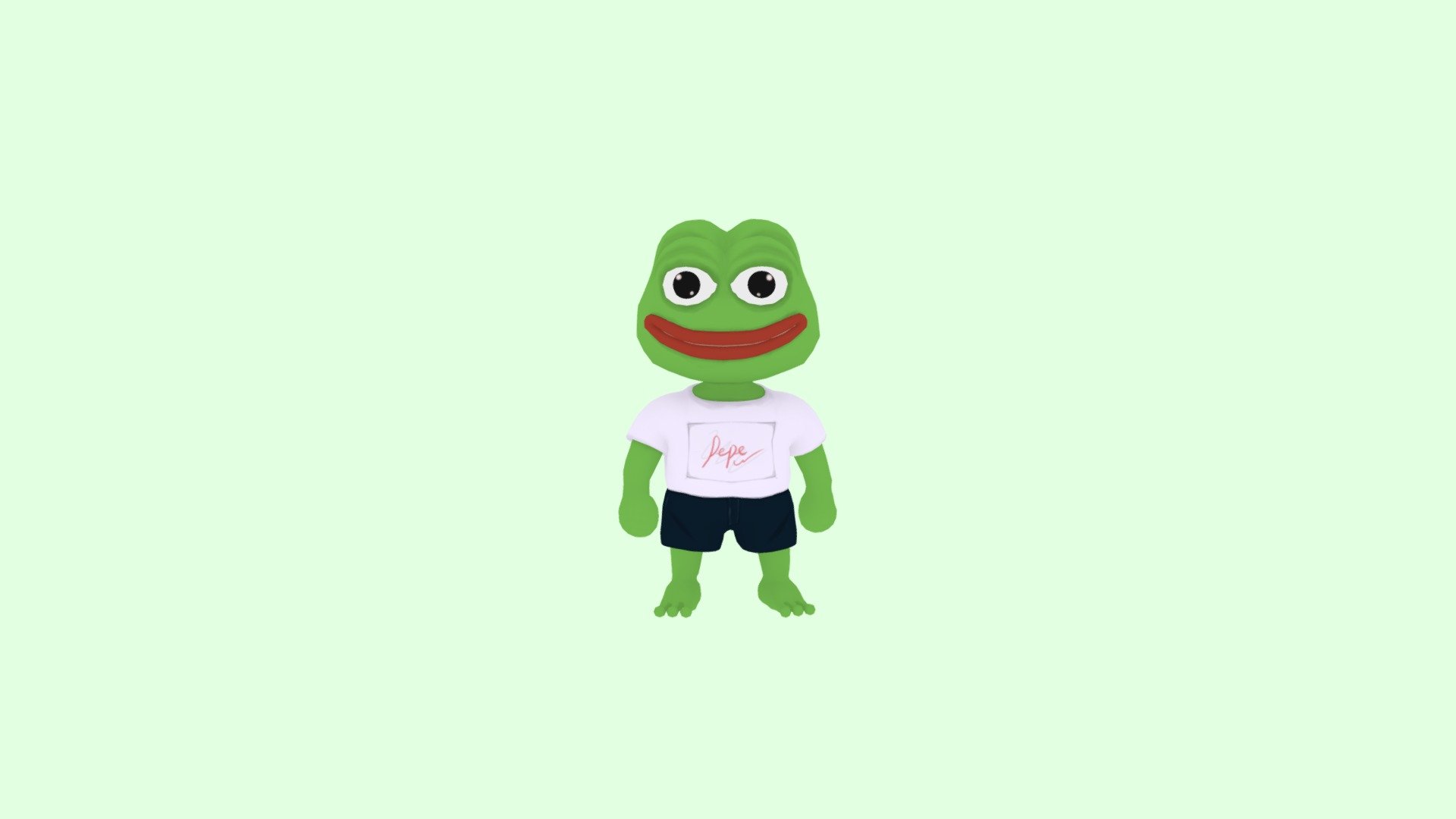 pepe the frog - 3D model by hugannh3 [4c9dc3d] - Sketchfab