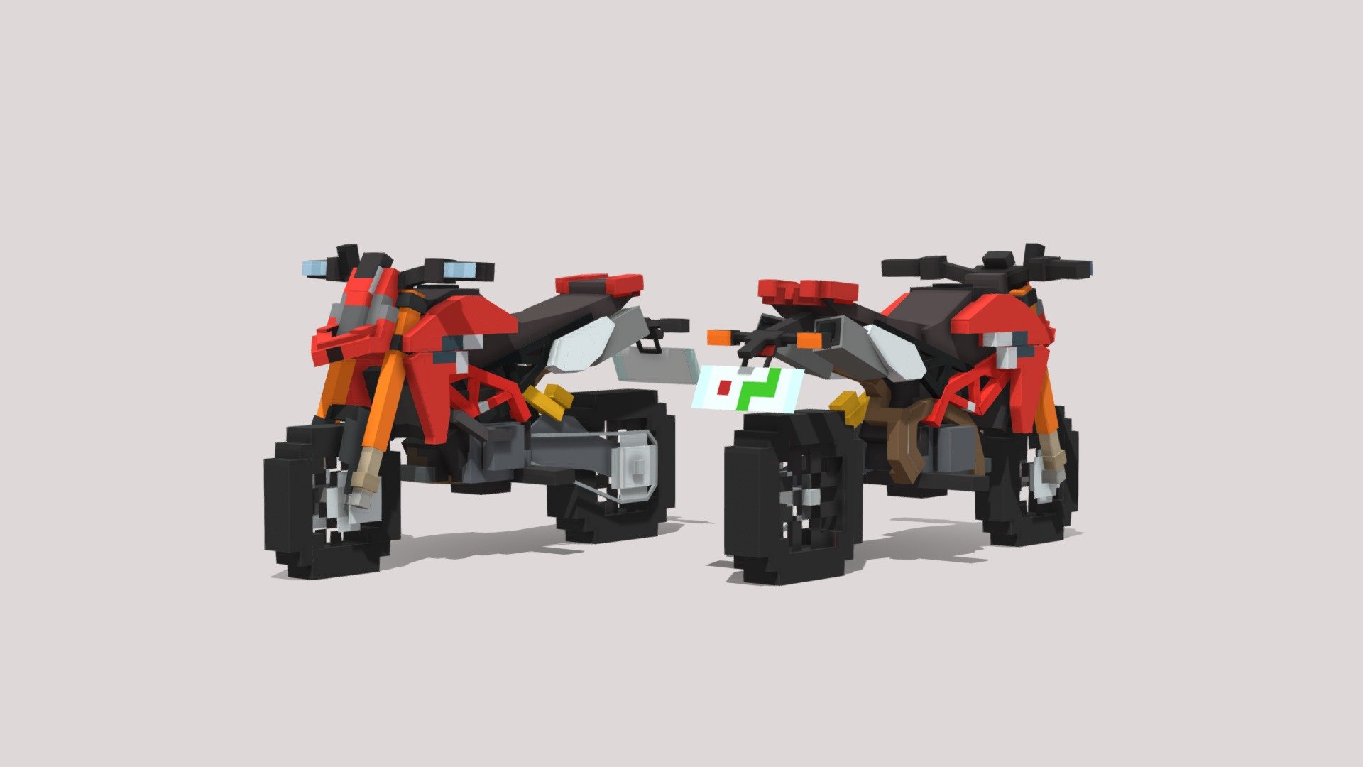 Supermoto GNB [Minecraft Style] - 3D model by BERTus (@BERTus ...