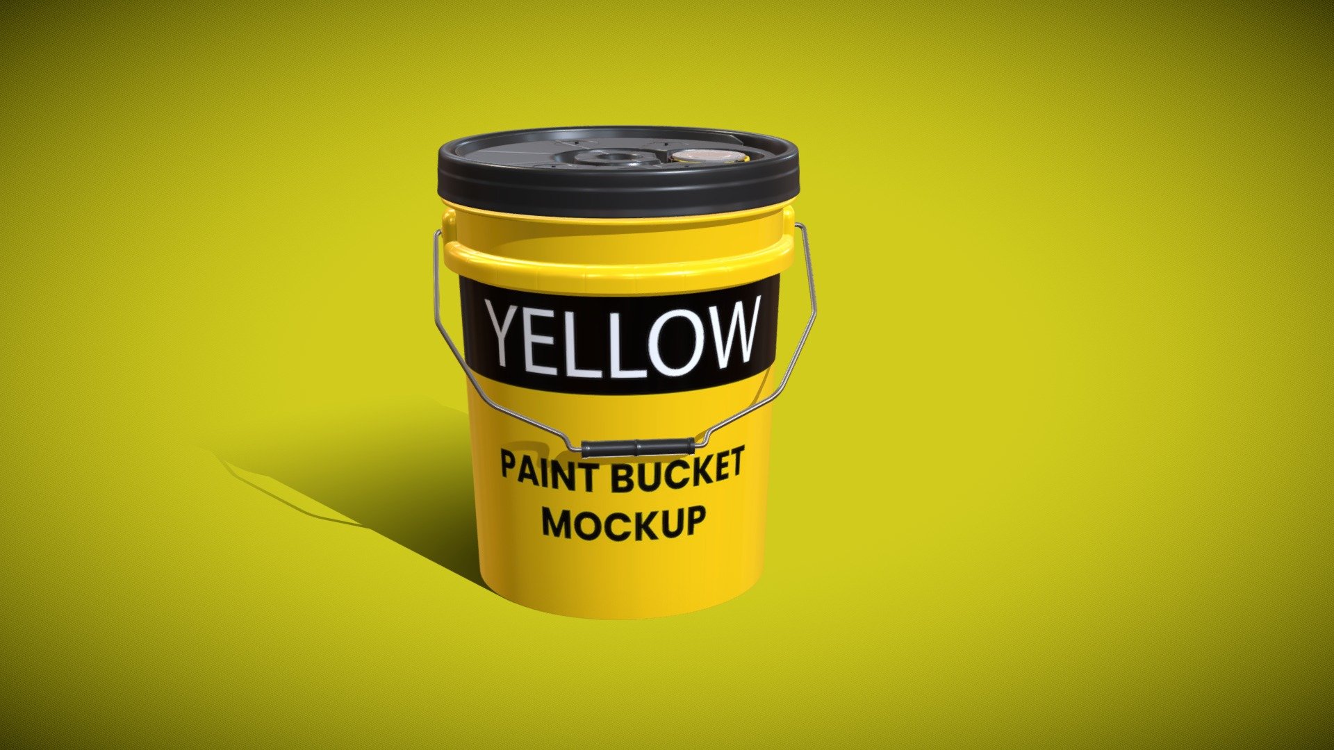 Plastic Paint Bucket Mockup - 3D model by MD.Jobair Hossain (@samrat33k) [4c9f795] - Sketchfab
