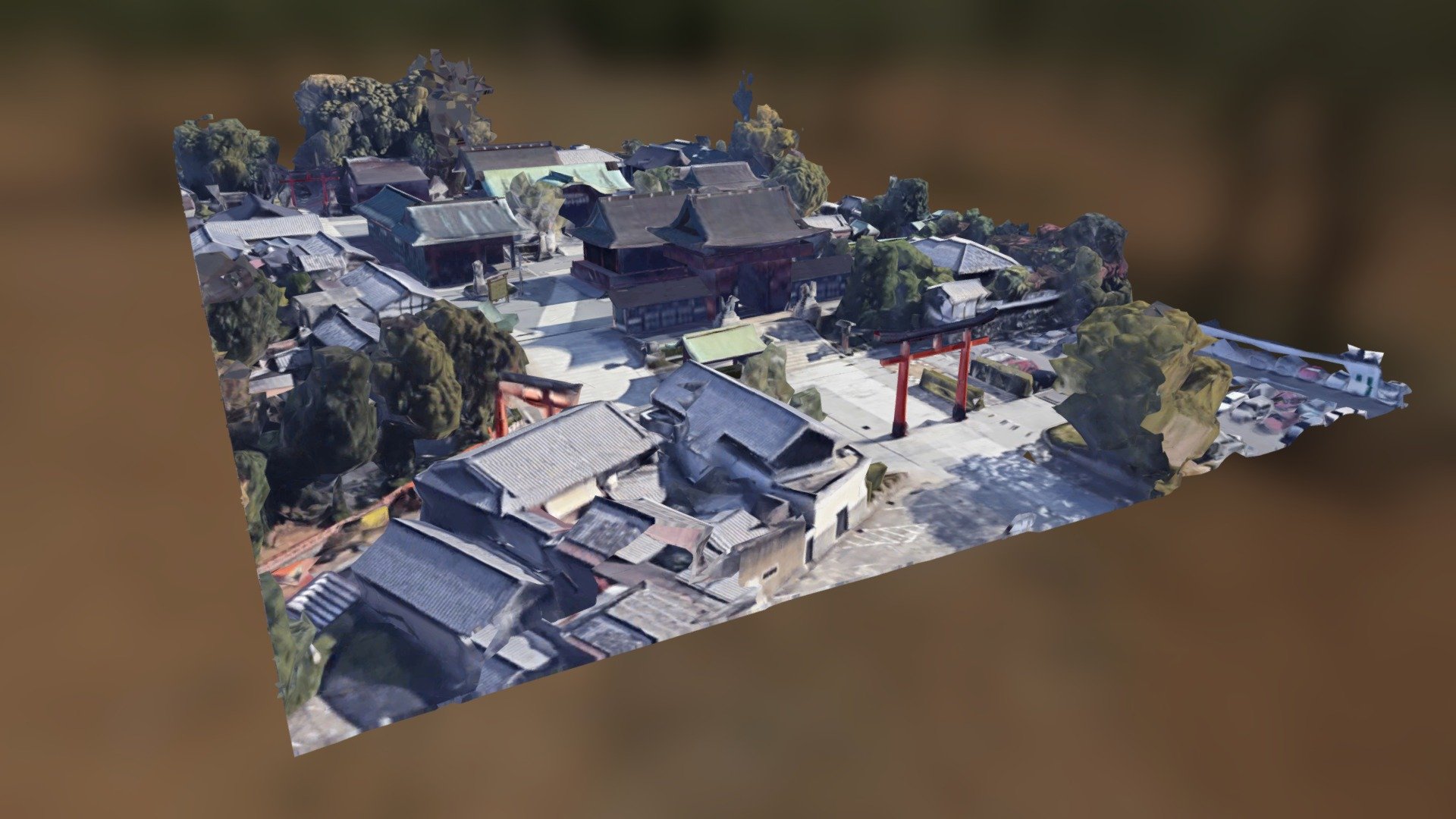 Fushimi Inari Taisha Shrine（伏見稲荷大社） - 3D model by Yang (@bluepaint0218 ...