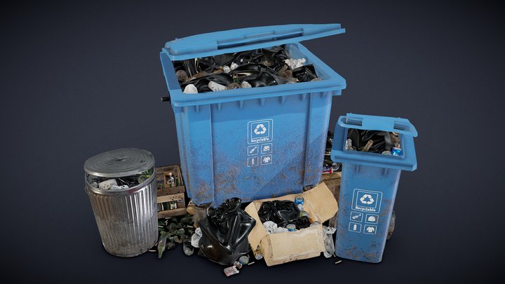 Trash 3D models - Sketchfab