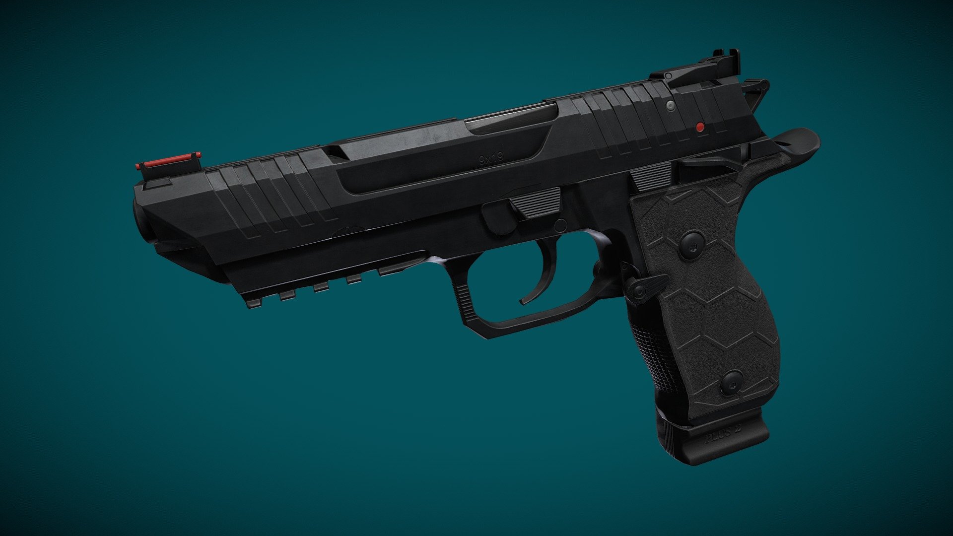 Arex Alpha Pistol - 3D model by Stevo (@stevend) [4ca104f] - Sketchfab