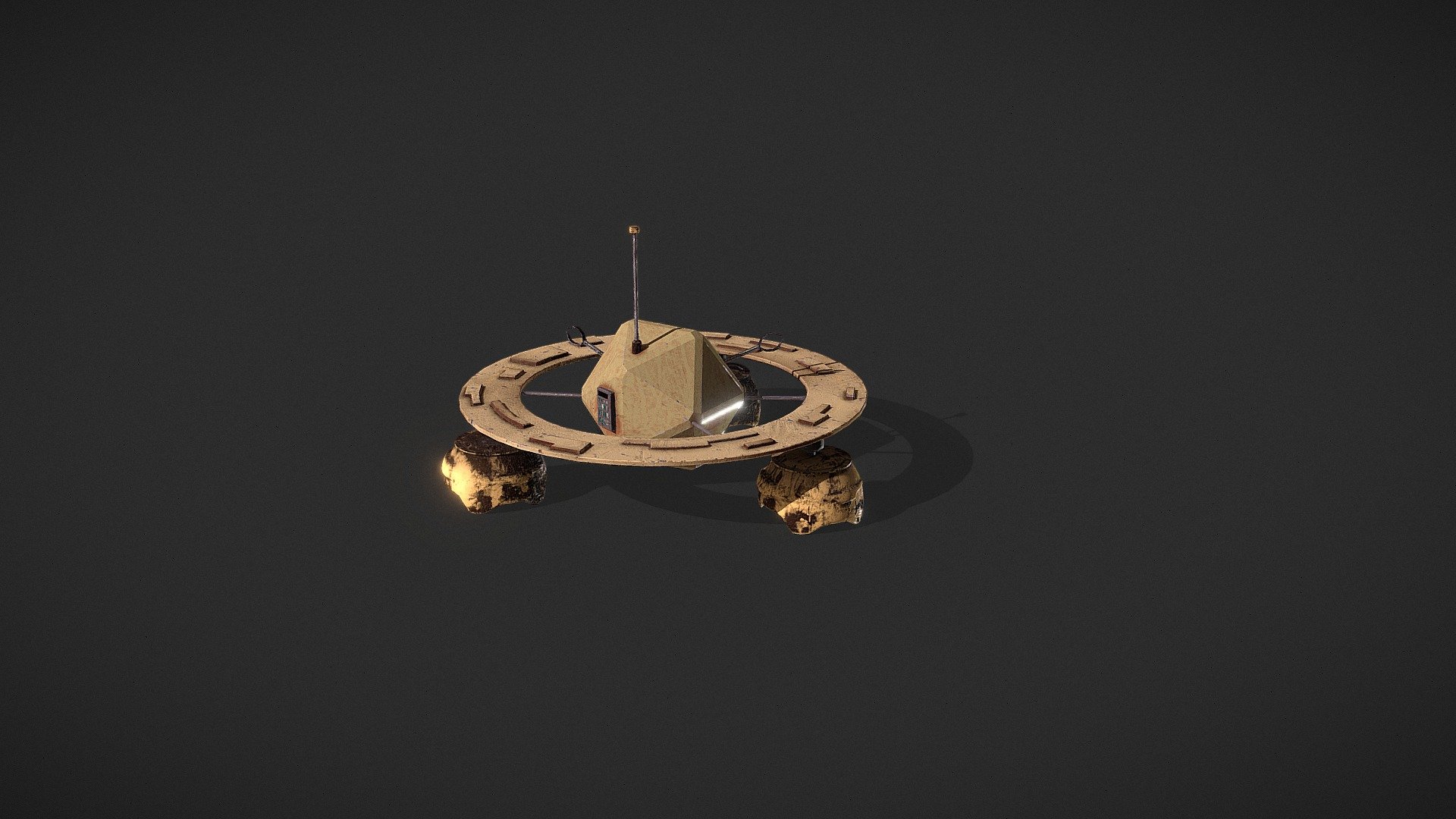 Dystopian bomb robot - 3D model by Ben Ashford (@Ben.Ashford) [4ca1103 ...